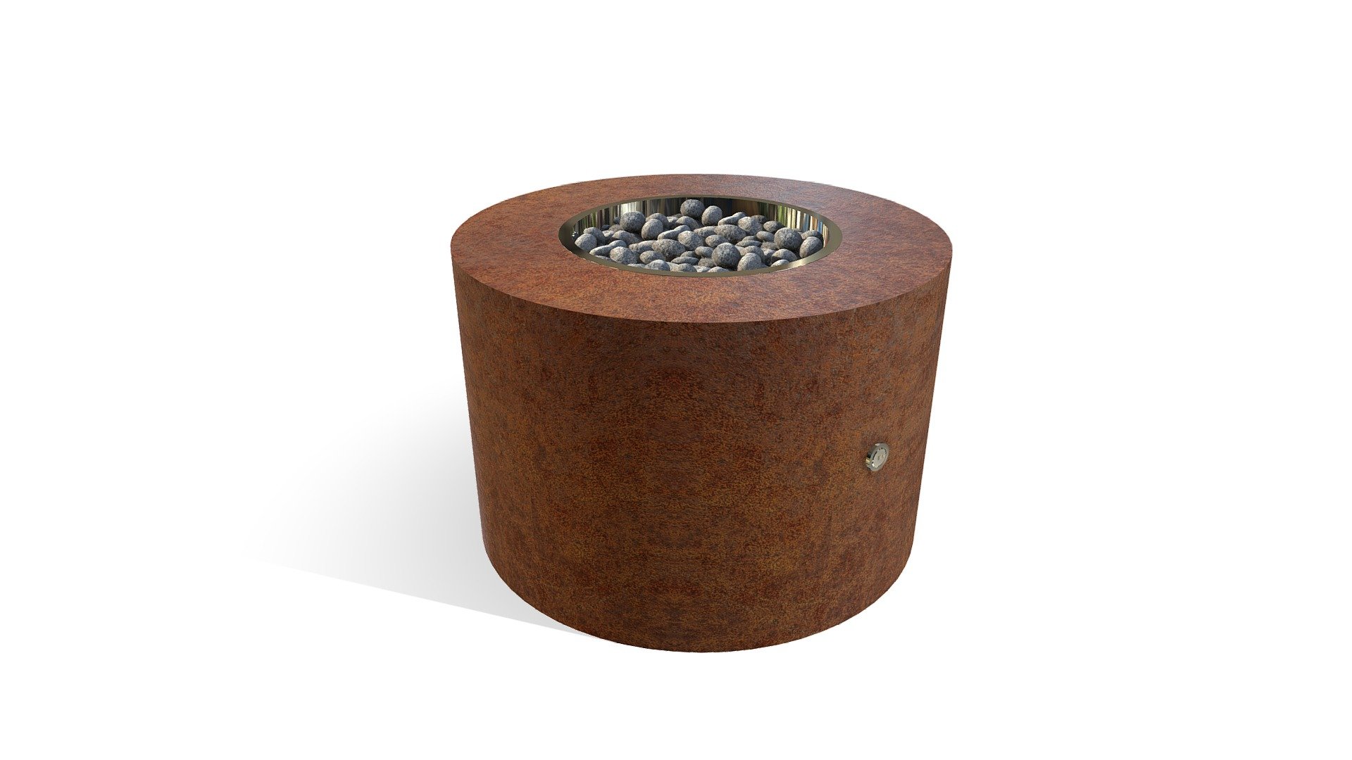 Modofire Beverly Round Fire Pit - Corten - 3D model by Modofire ...