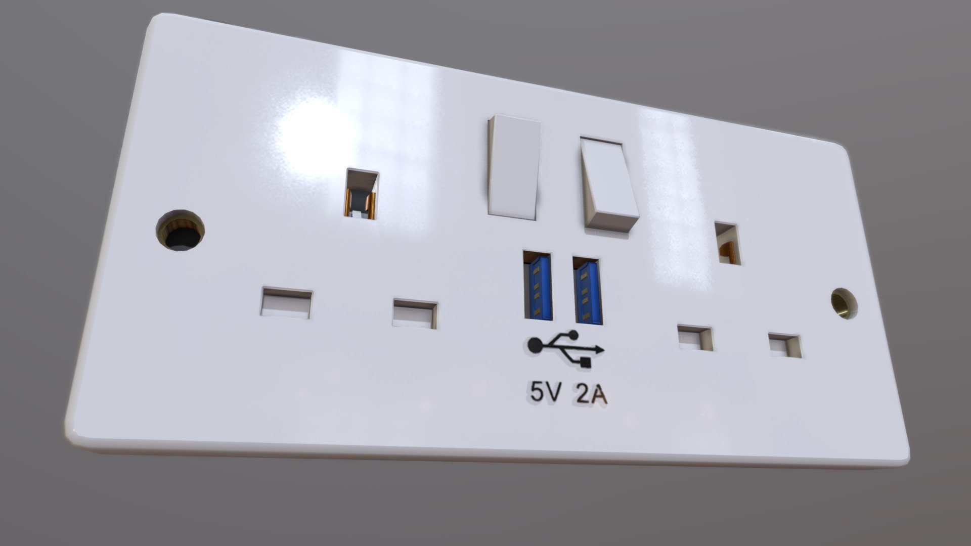 Plug Socket - 3D model by Chi-Time (@Haunted-Dreamer) [b31146d] - Sketchfab