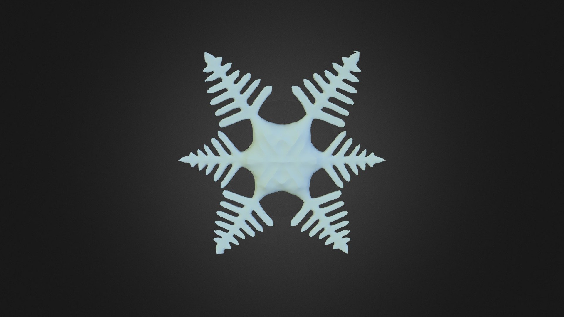 snowflake - 3D model by leopoly [b3117f3] - Sketchfab