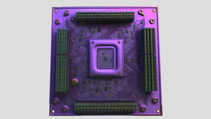 Microprocessor 3D models - Sketchfab