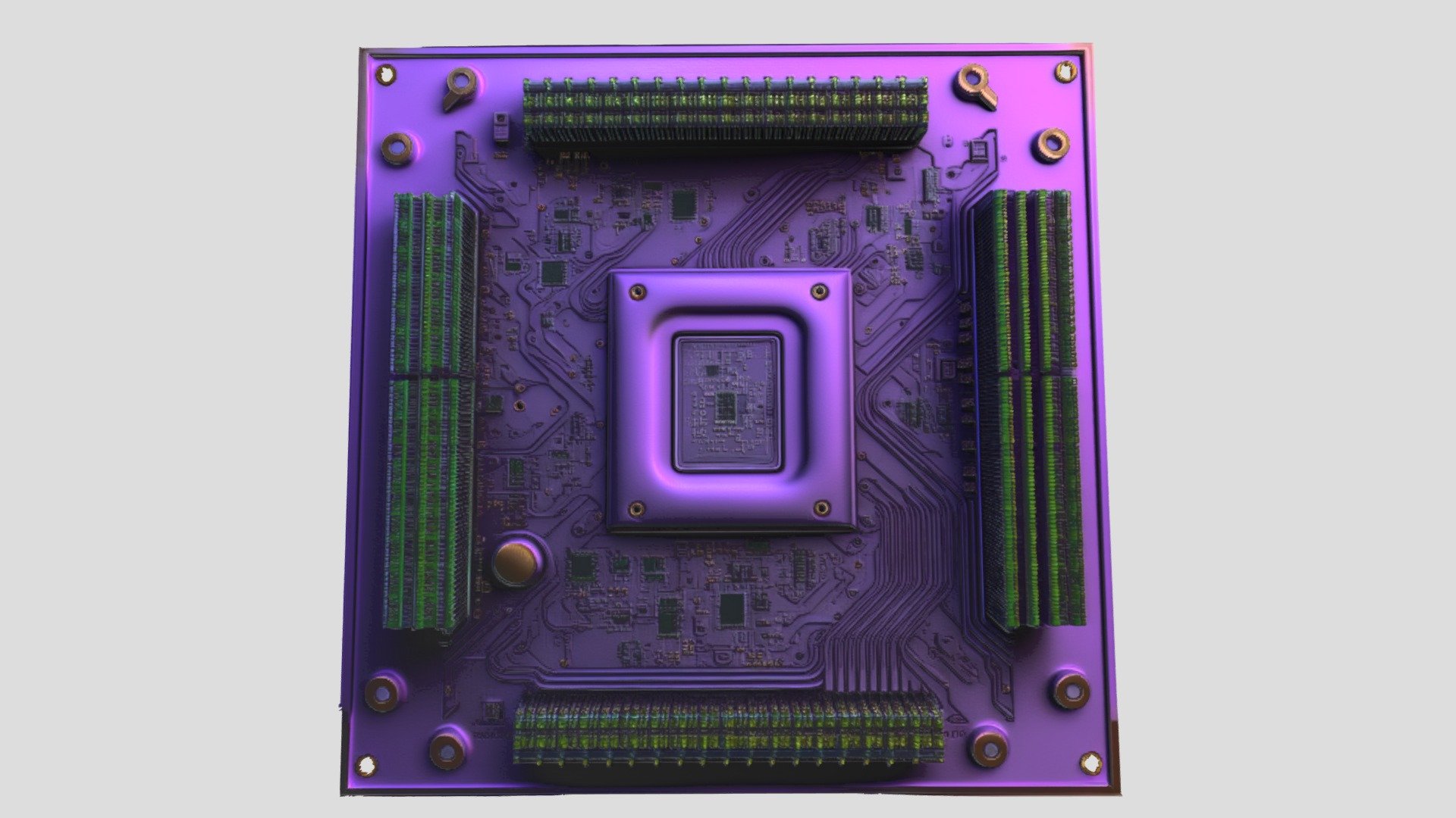 CHIPSET 005 - Download Free 3D model by RadioactiveAG [b312373] - Sketchfab