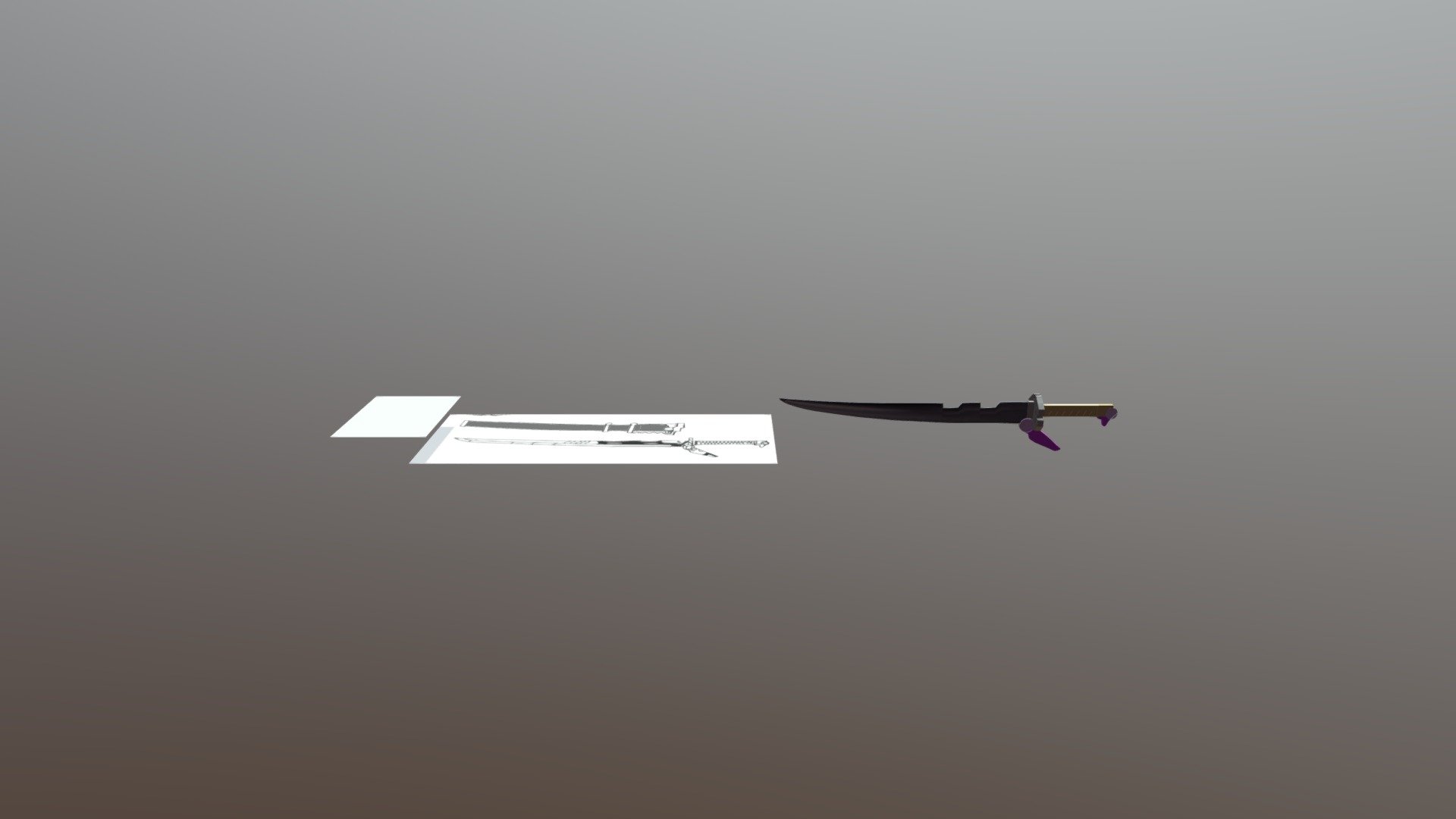 Sword Of Kusa in progress - 3D model by Ryuunari [b312487] - Sketchfab