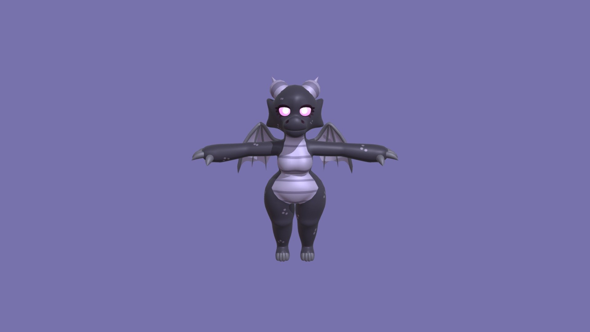 Ender Dragon (VRChat Avatar + Model) - 3D model by Blooper ...