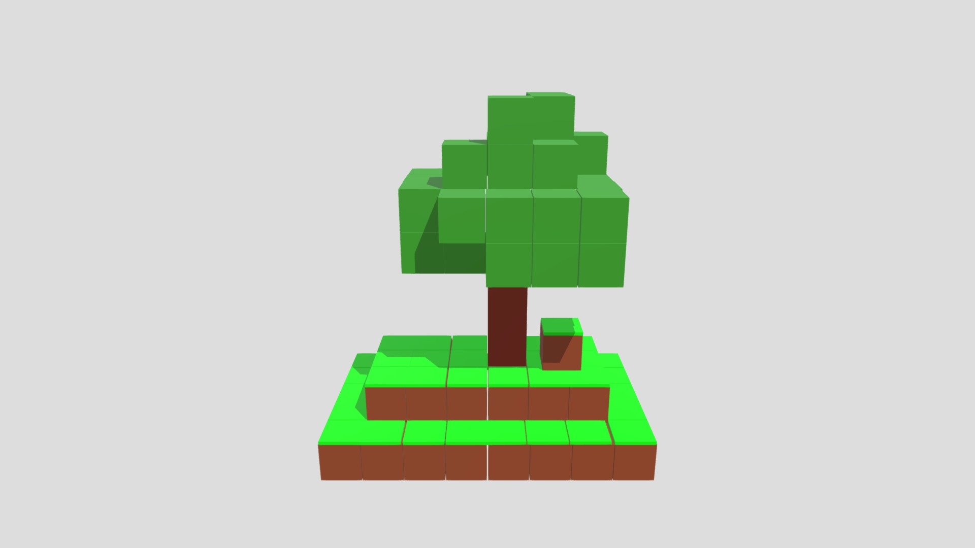 tree minecraft - Download Free 3D model by pk8059 [b3143e7] - Sketchfab