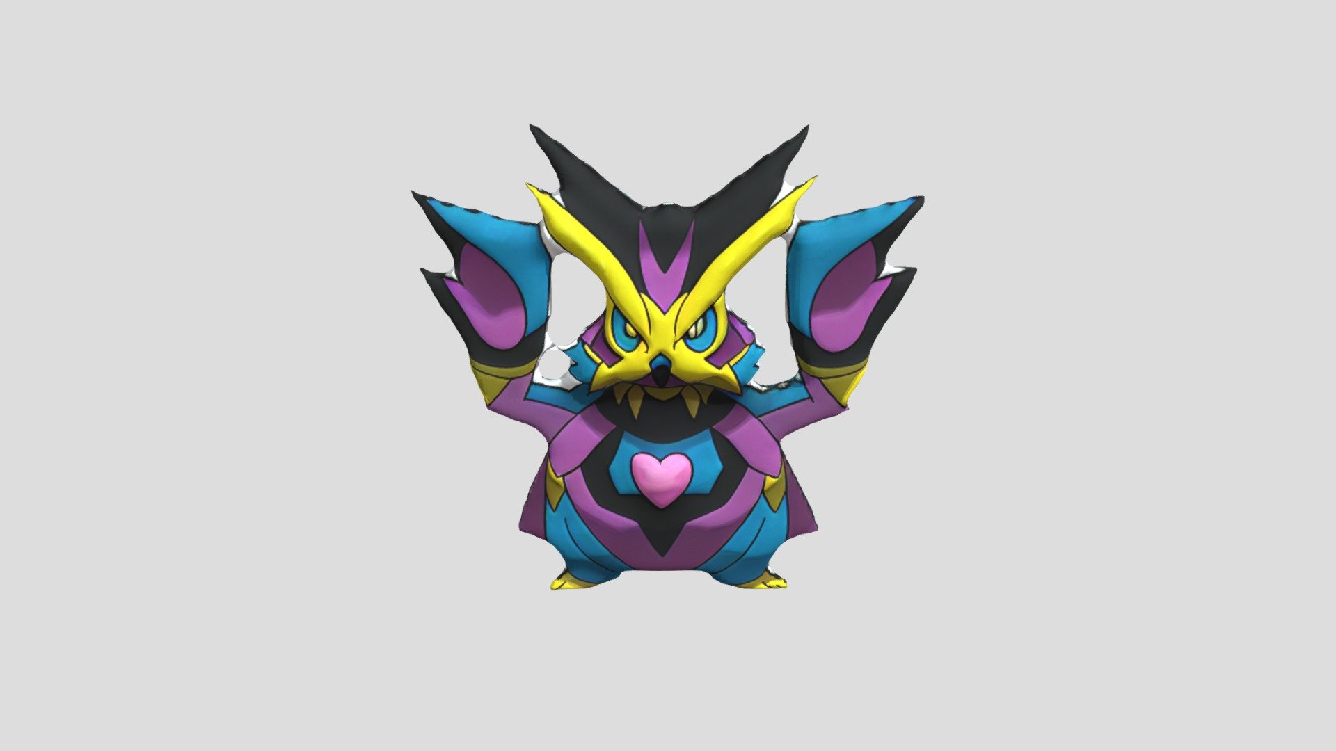 Pokemon Goal 726 - Download Free 3D model by klrxyz [b31449e] - Sketchfab