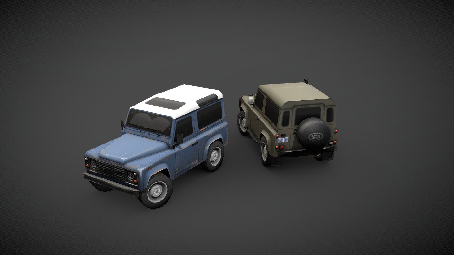 '89 Land Rover Defender 90 - 3D model by KI5 (@KI5mods) [b3150a2 ...