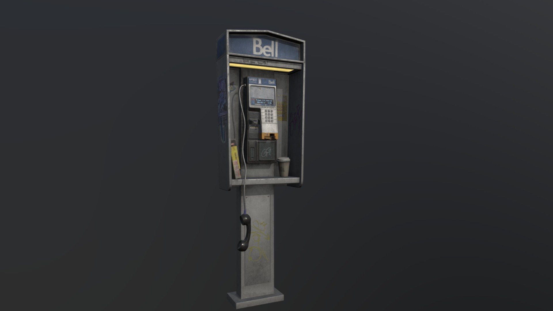 PayPhone_textured - 3D model by Alkestis (@Monbarsu) [b317146] - Sketchfab