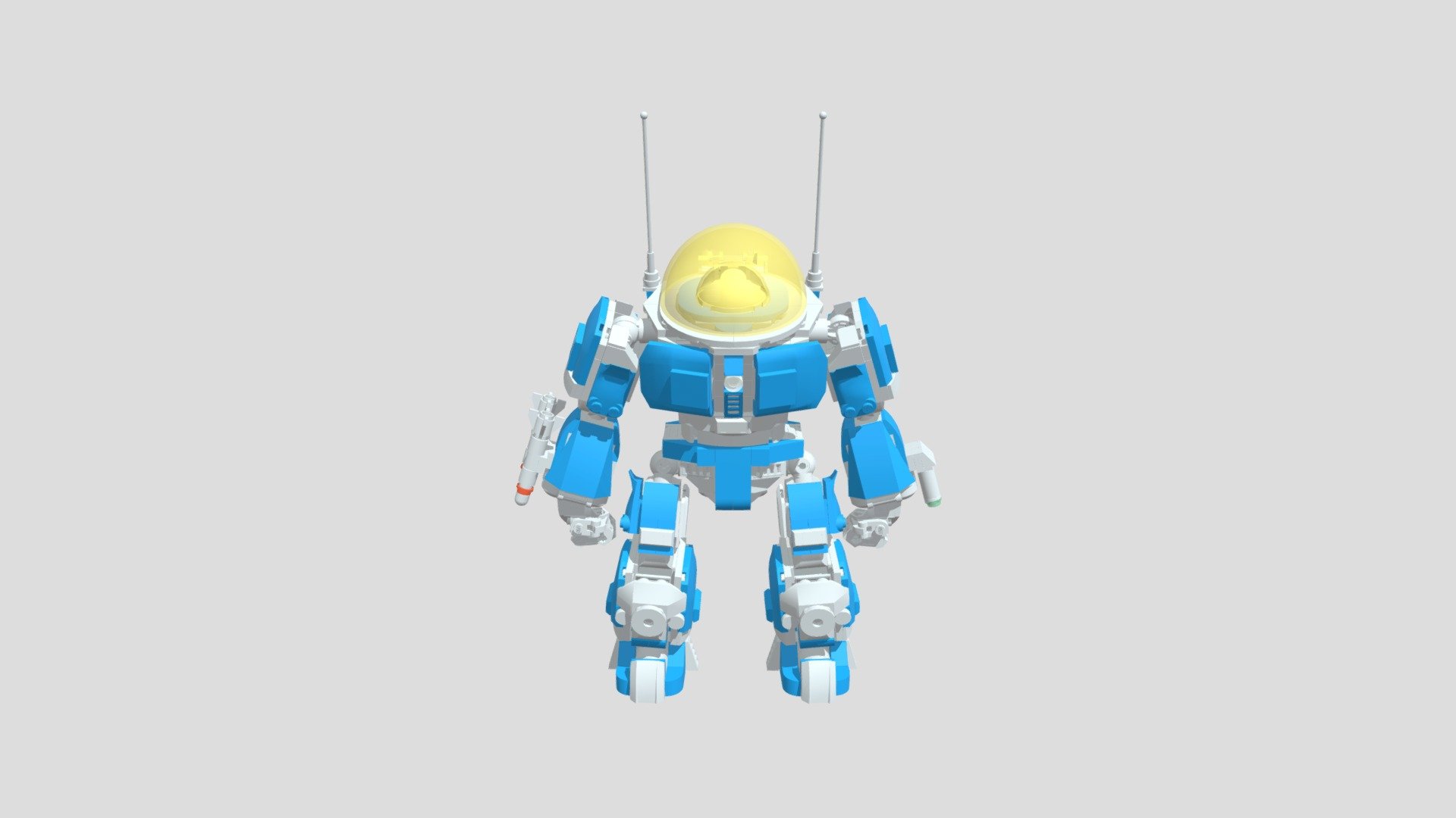 Mech - 3D model by nicholas.j.lancaster [b3172a8] - Sketchfab