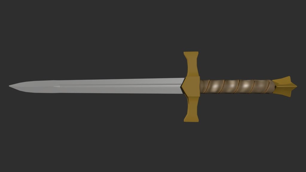 Basic Sword - 3D model by Dustmittens [b31753d] - Sketchfab