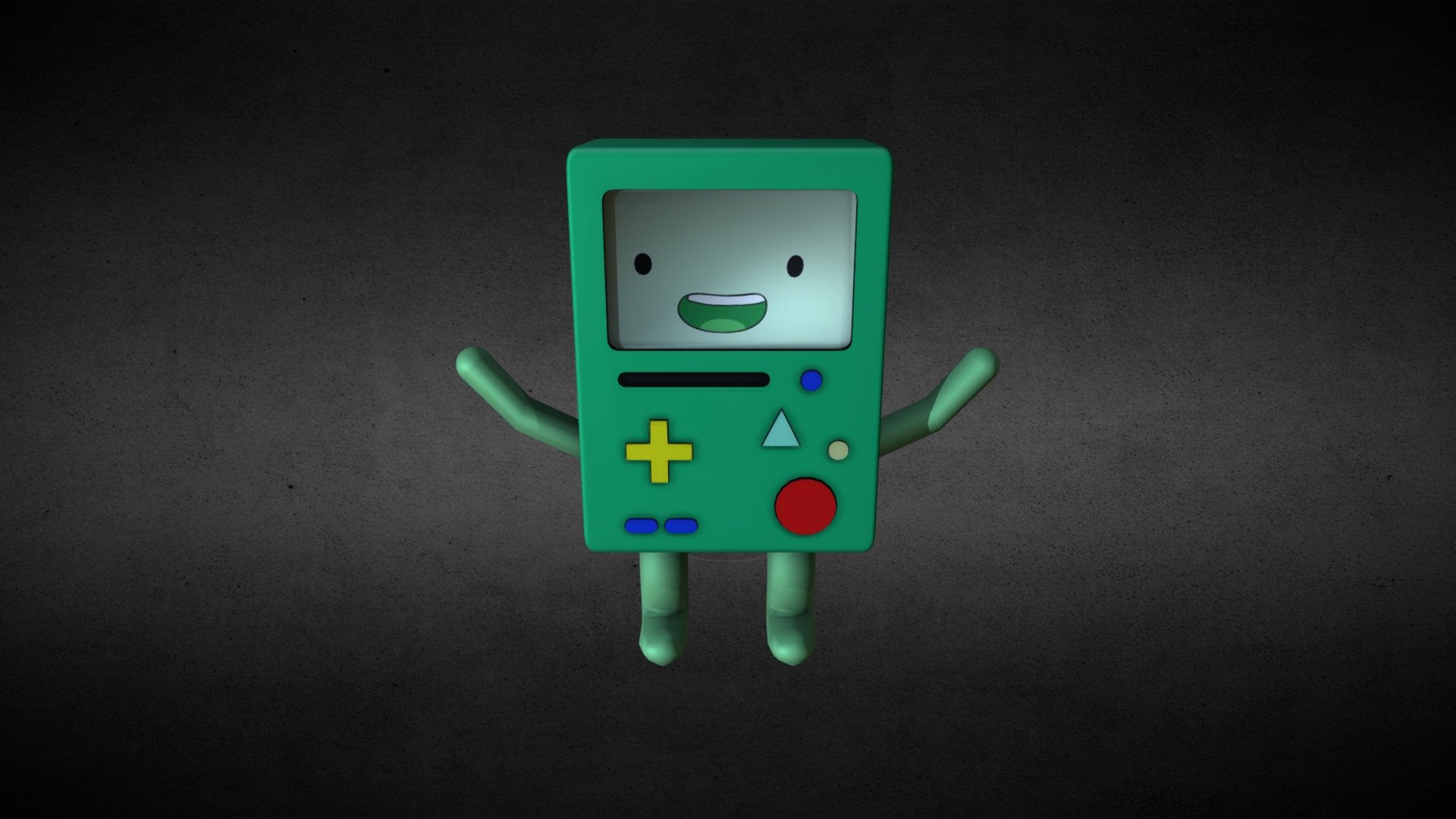 Bmo/Adventure Time - 3D model by lafry [b31d0f9] - Sketchfab