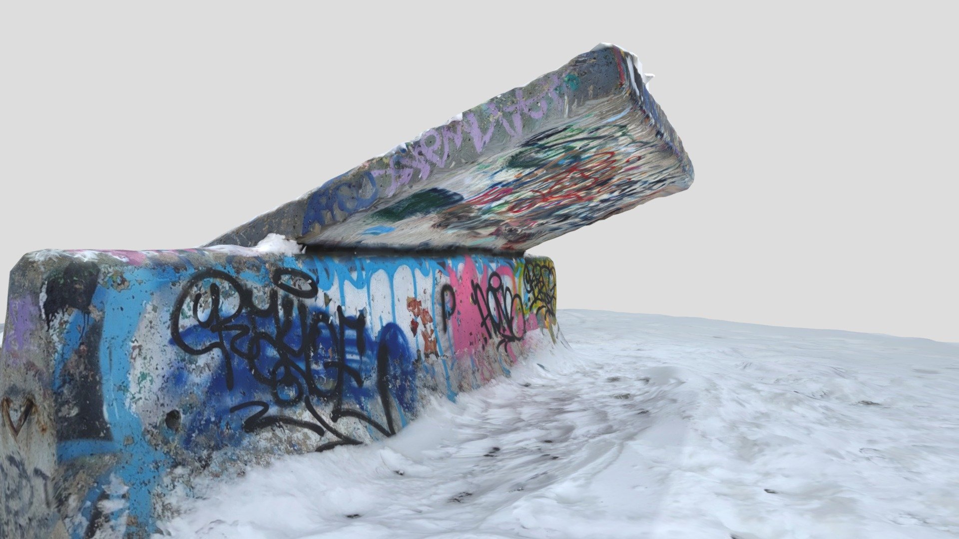 Scan #9 : Snow Ramp - Download Free 3D model by id_r_mcgregor [b31dd8d ...