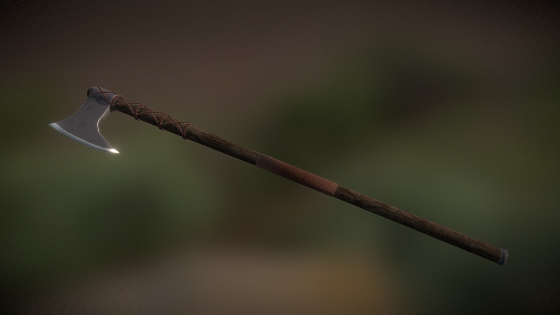 Two Handed Axe - 3D model by Myaskill [b31e2e5] - Sketchfab