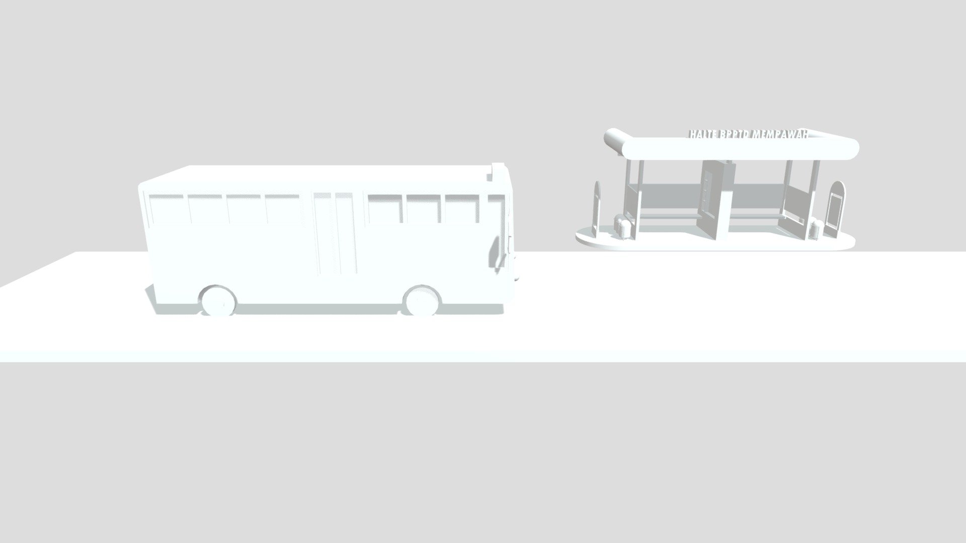 HALTE DAN BUS BPPTD MEMPAWAH - Download Free 3D model by Elya Nurhajiza ...