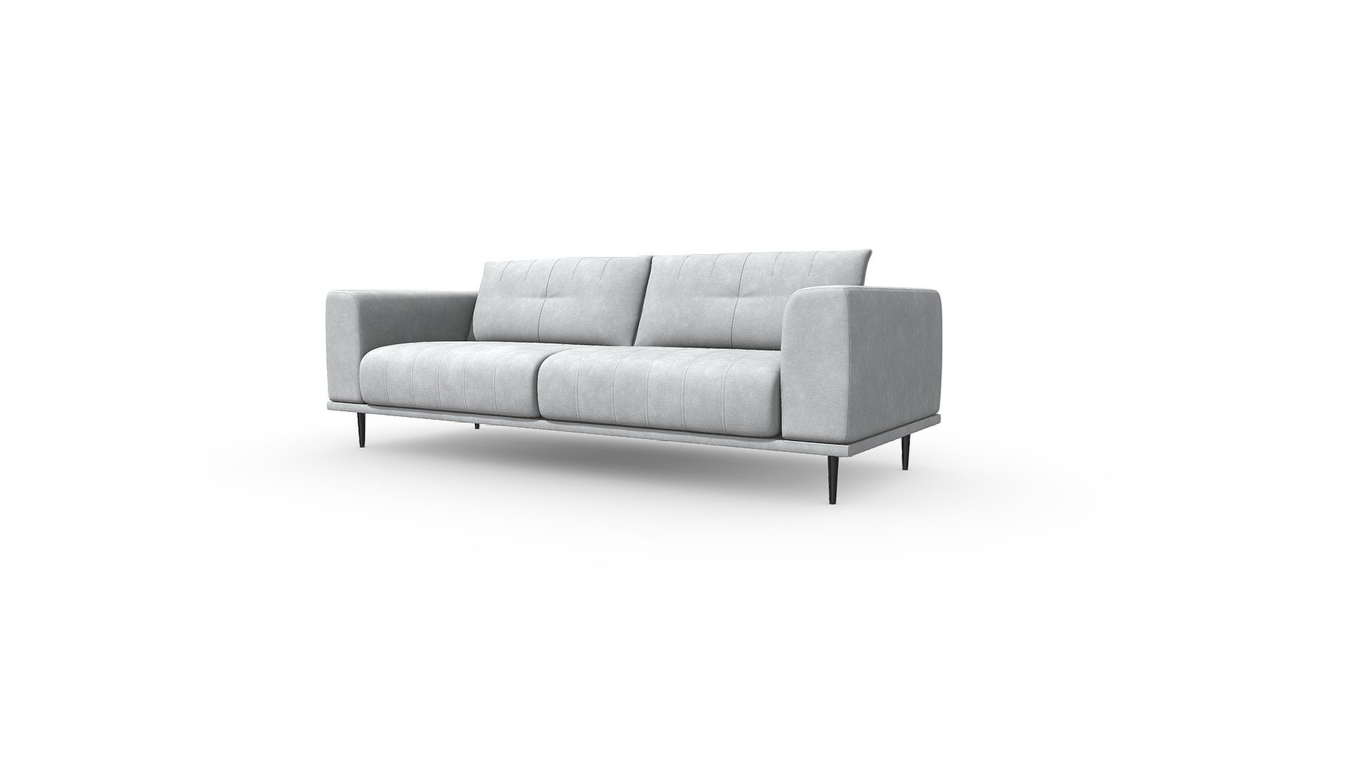 3009301_SOFA DANNY 3 PUESTOS TELA ZAREM GRIS - Buy Royalty Free 3D ...
