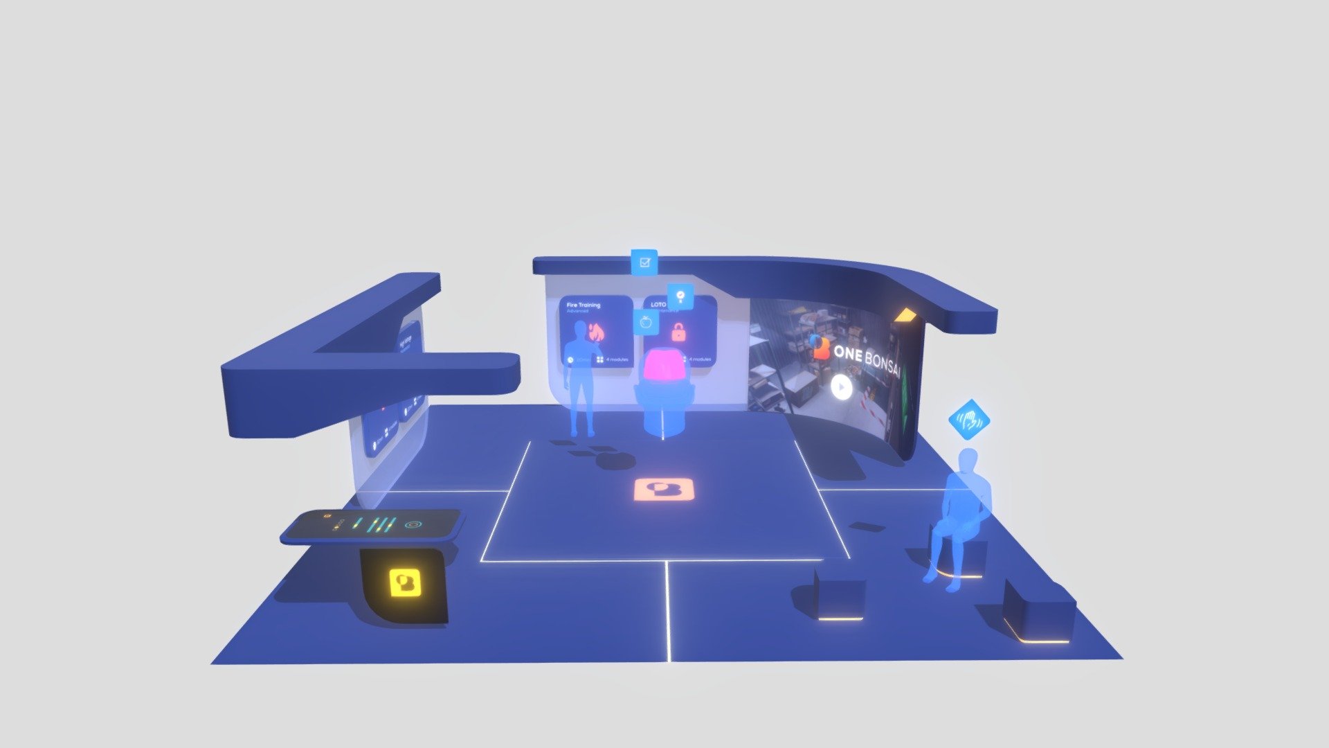 Virtual Booth - 3D model by PacomeLerouge [b31f197] - Sketchfab