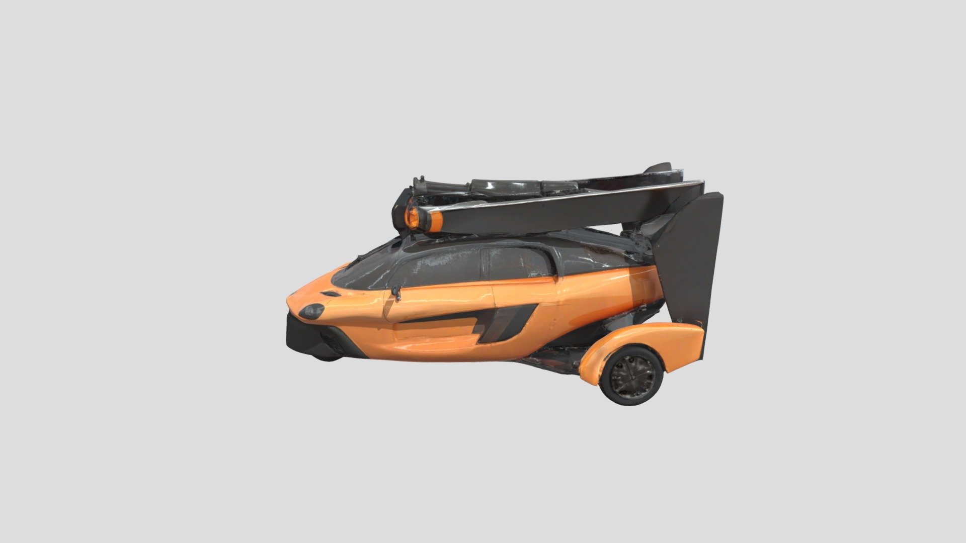 Flying-Car Prototype - 3D model by axesvc [b31f3ed] - Sketchfab
