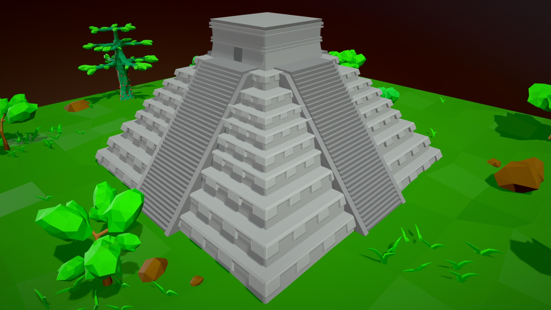 Piramide - 3D model by Cristopher_Julian [b31f91d] - Sketchfab