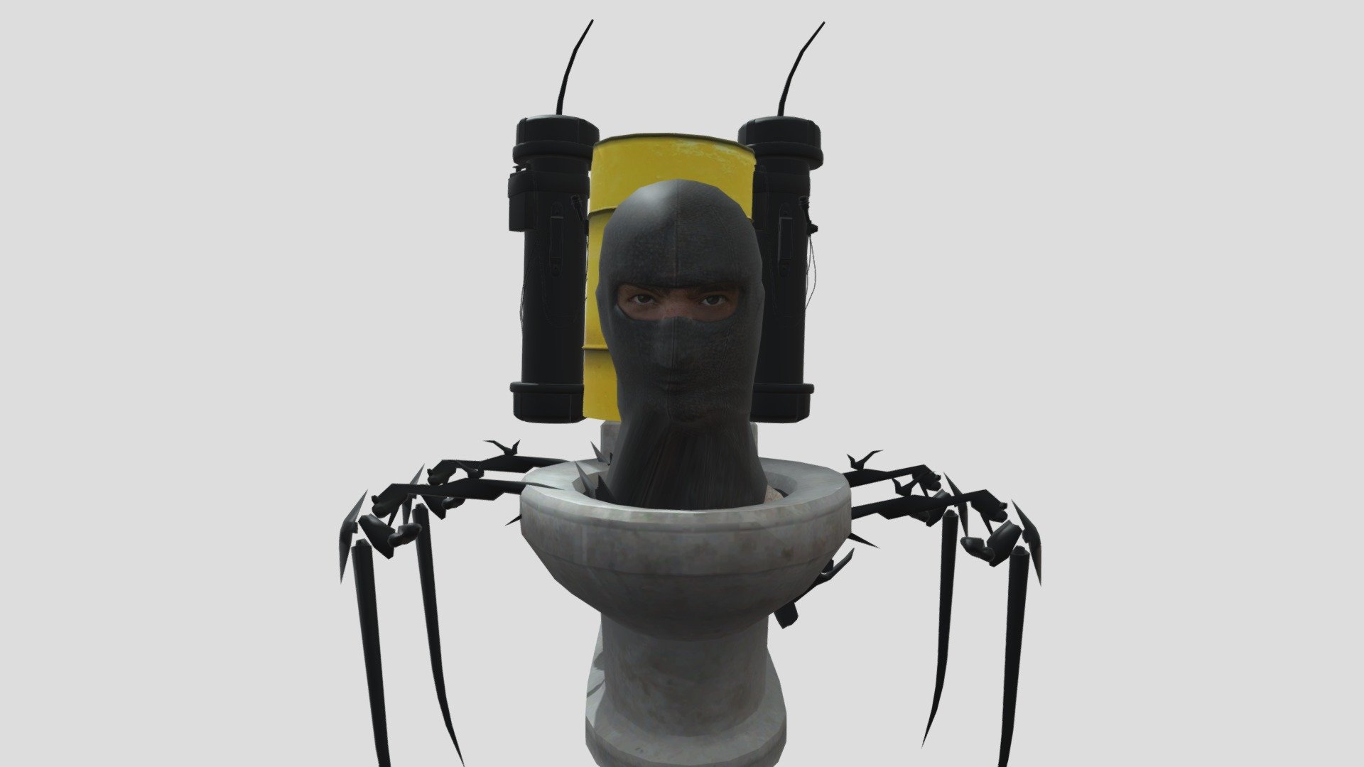 Masked Acid Bomber Skibidi Toilet - 3D model by BroThinksHesInTheNBA ...