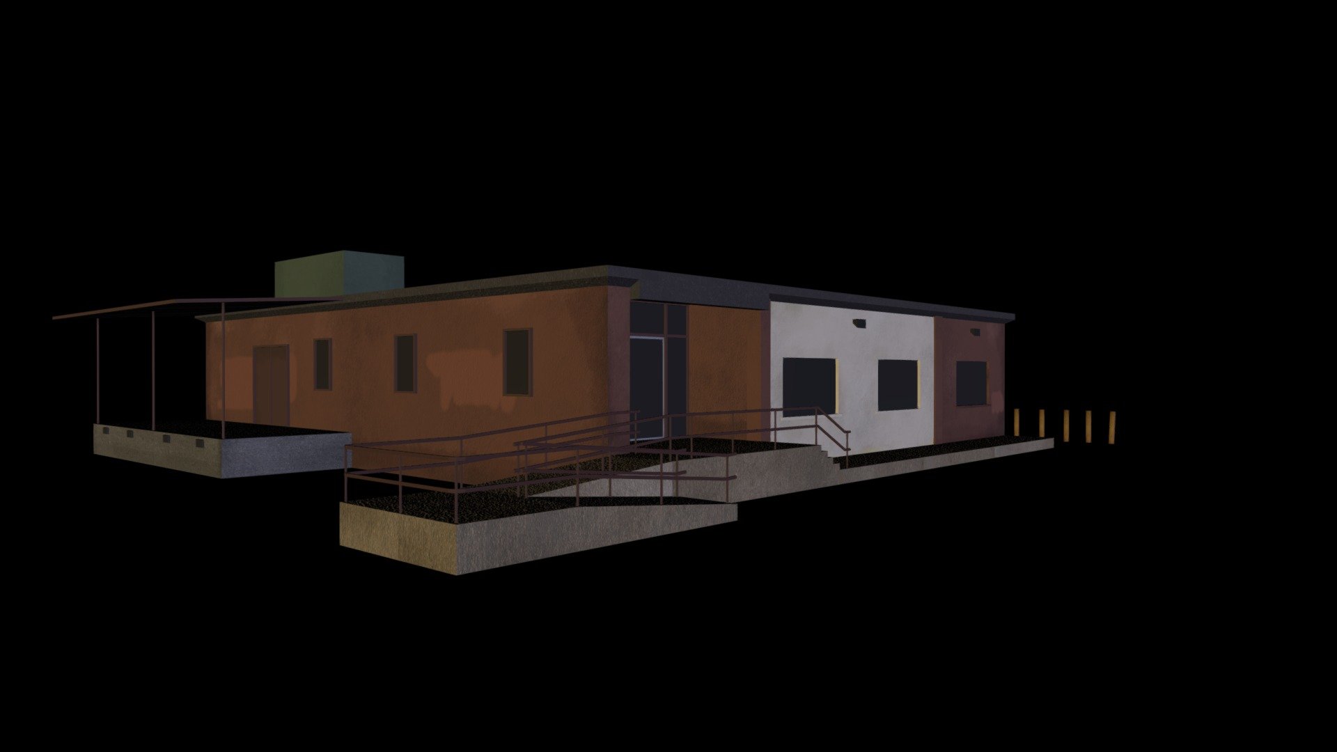 Post Office Building - Download Free 3D model by Grimecent [b324256 ...