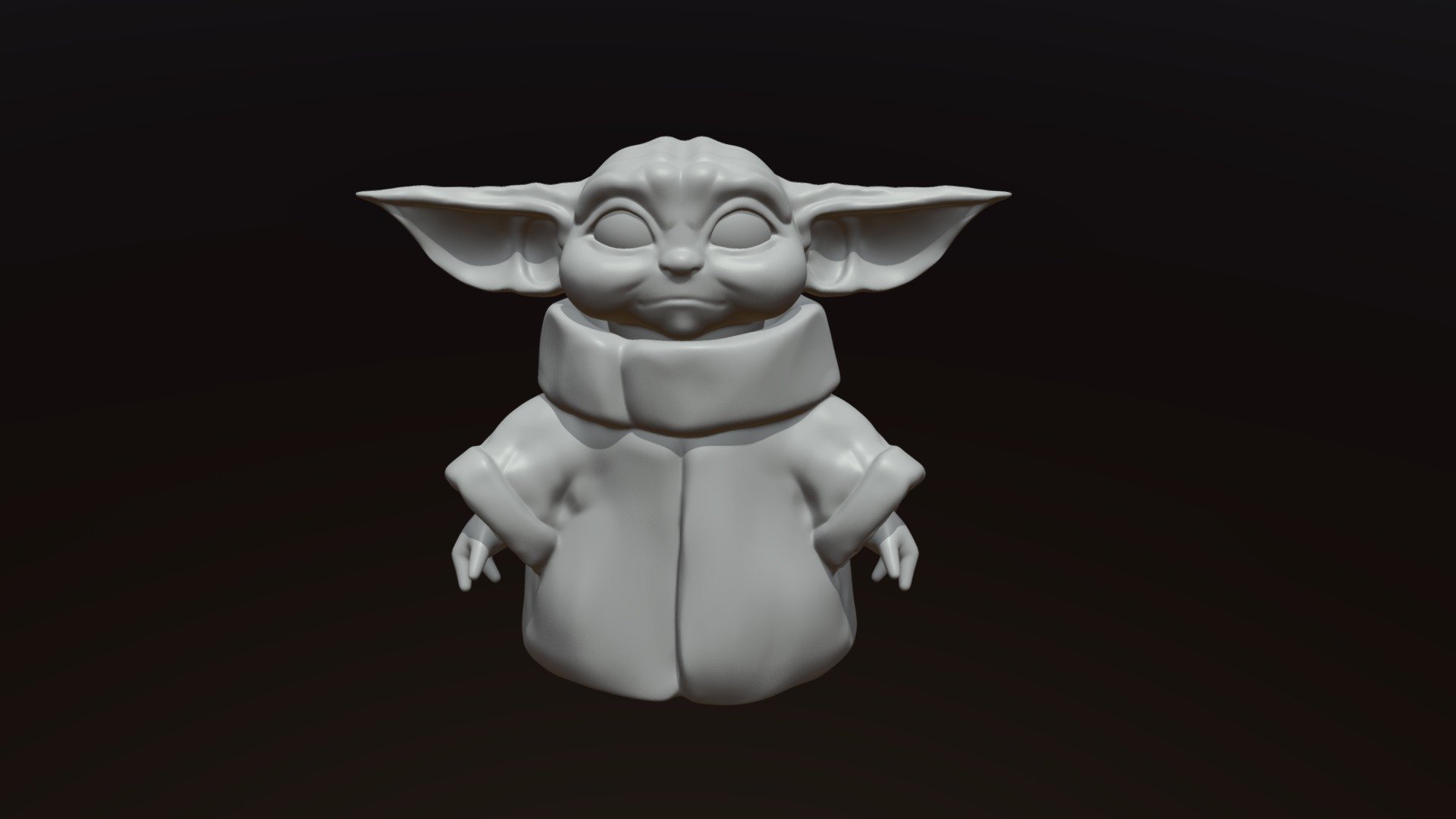 Baby Yoda - 3D model by KarolinaP [b325436] - Sketchfab