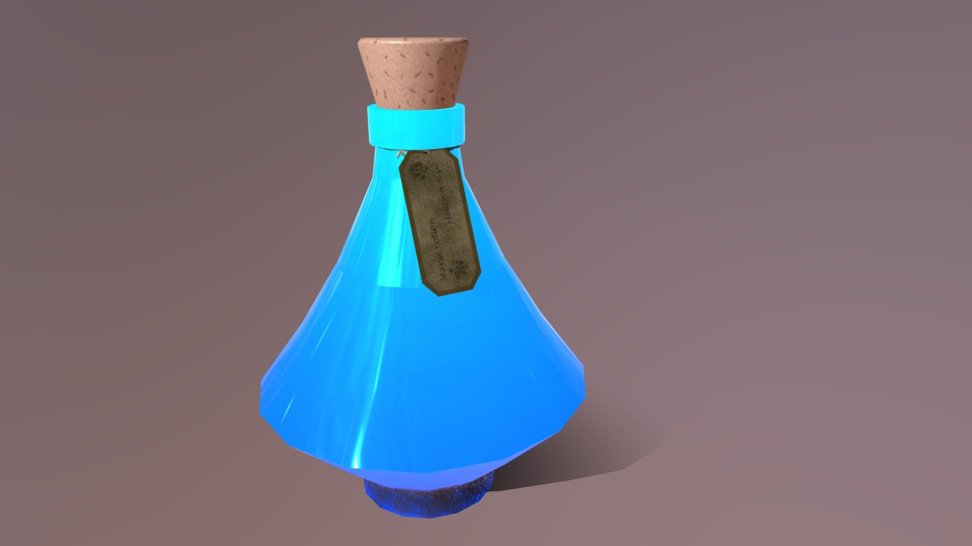 Potion bottle + texture - 3D model by 595102 [b325774] - Sketchfab