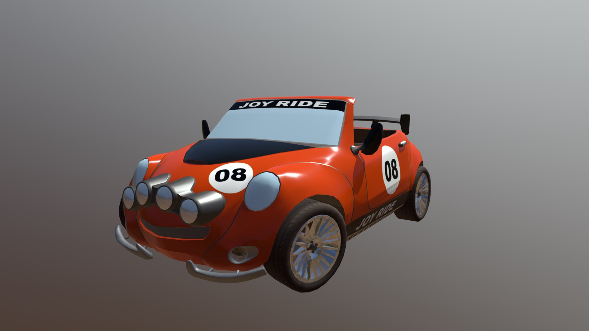 Duet Rally Car - 3D model by HardzGal [b325f54] - Sketchfab