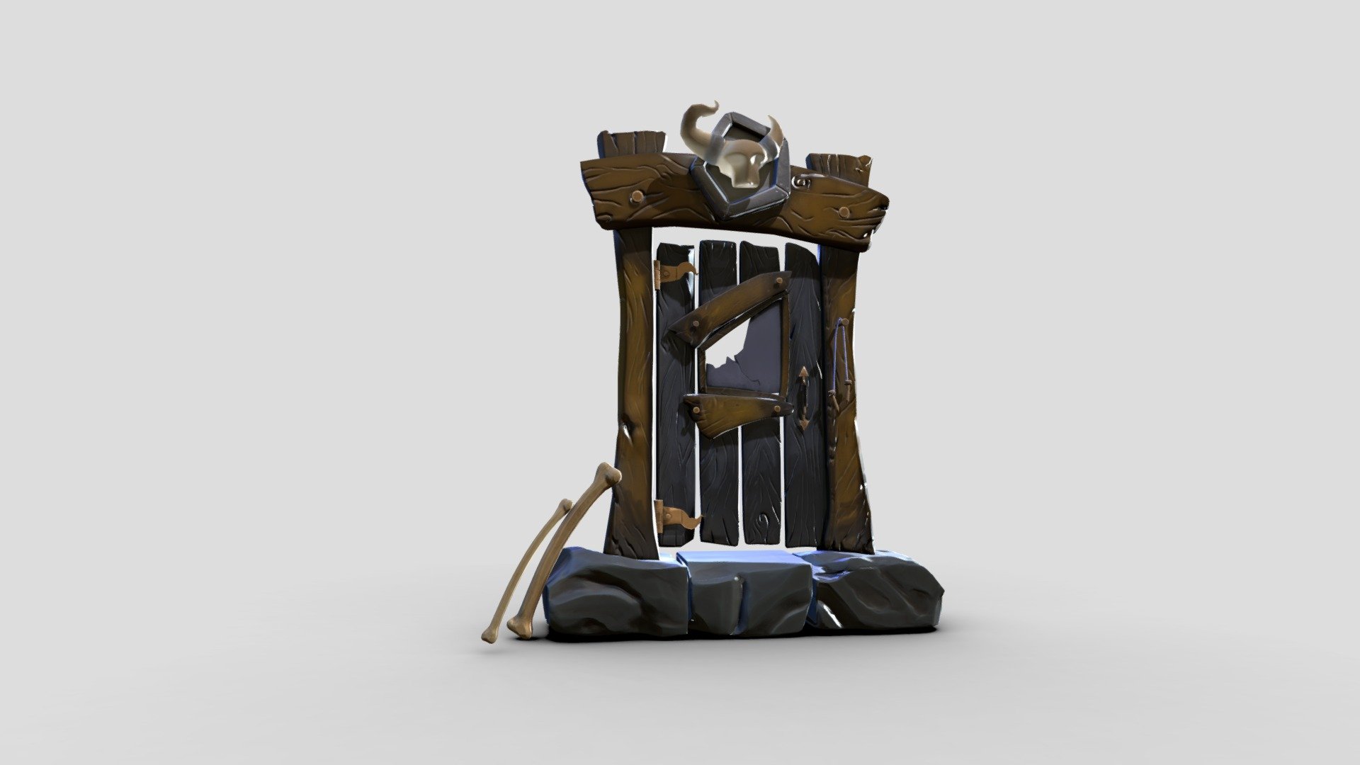 Stylized portal door - Download Free 3D model by baselma [b326384 ...