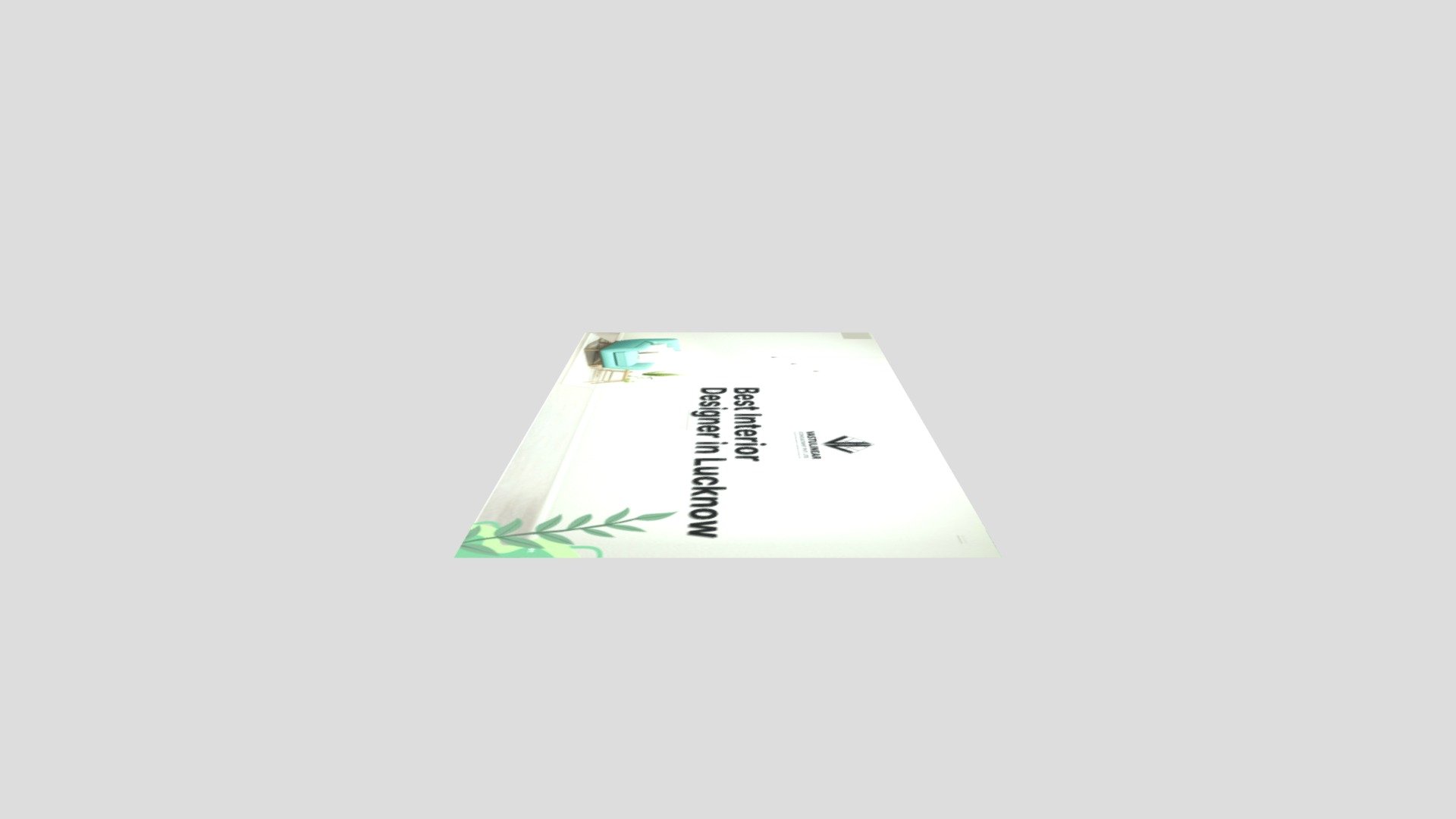 Best Interior Designer in Lucknow - 3D model by Vastulinear Consultant ...