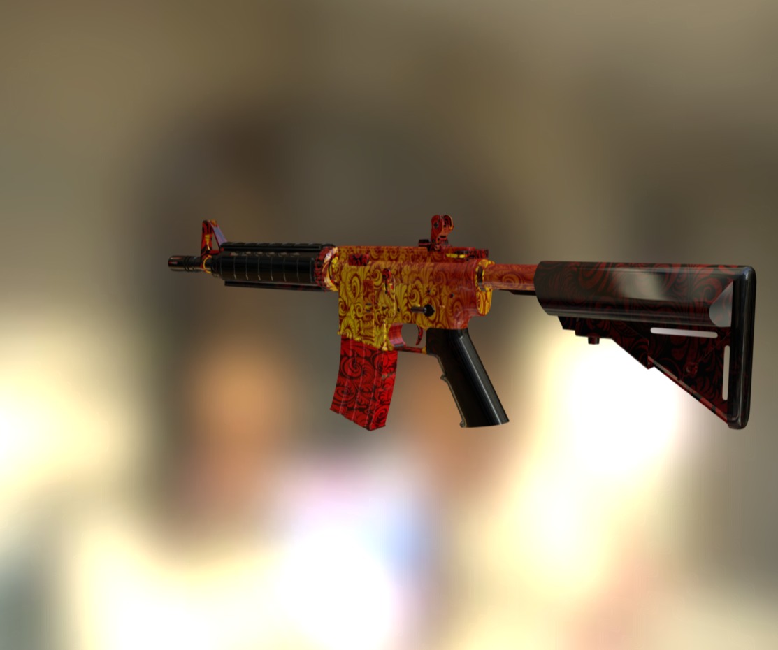 M4A4|Ashes - 3D model by vshelovskoy [b32a94d] - Sketchfab