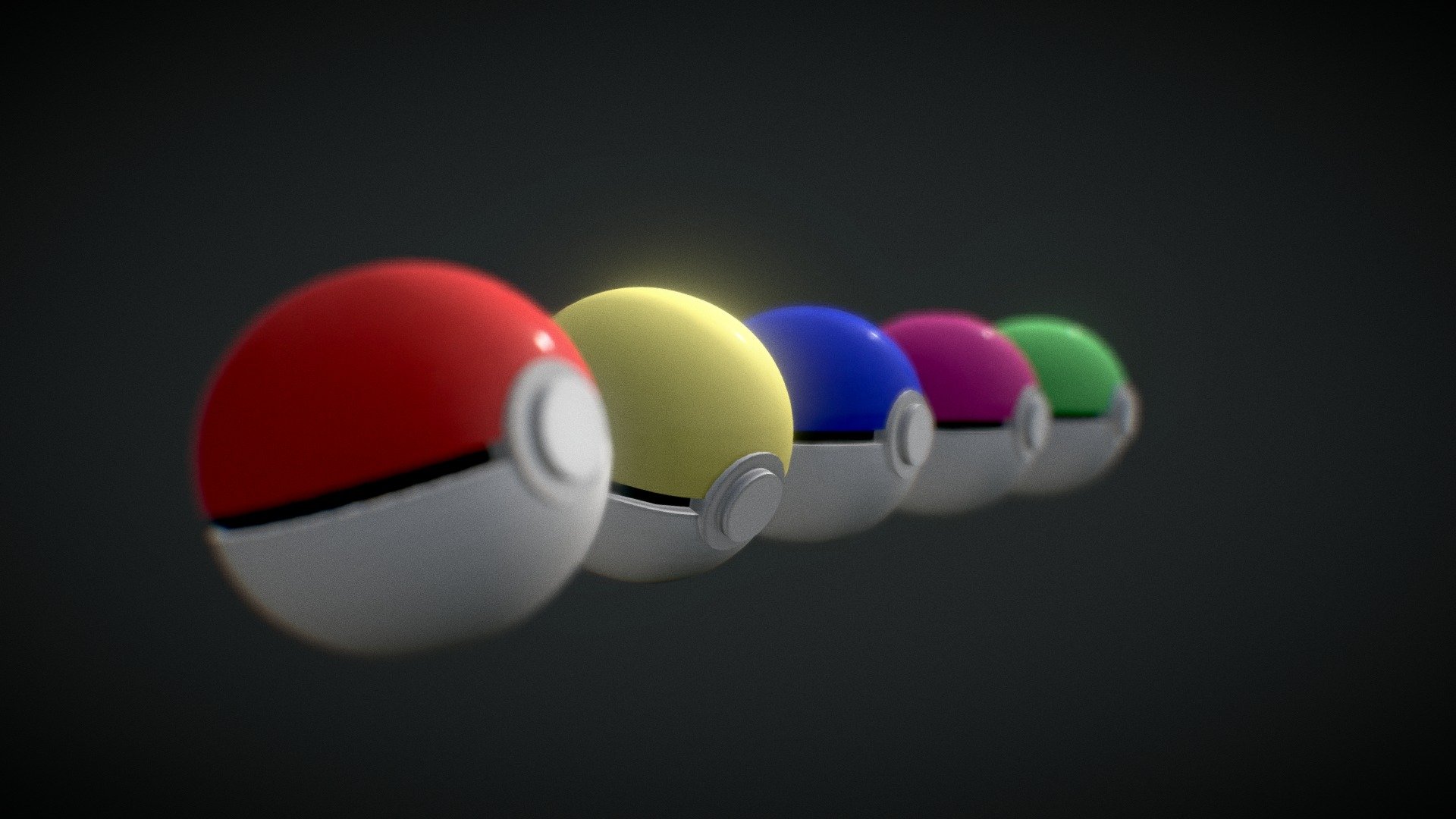 Pokebolas - 3D model by KAYKY DIAS (@kaykydias) [b32acf2] - Sketchfab