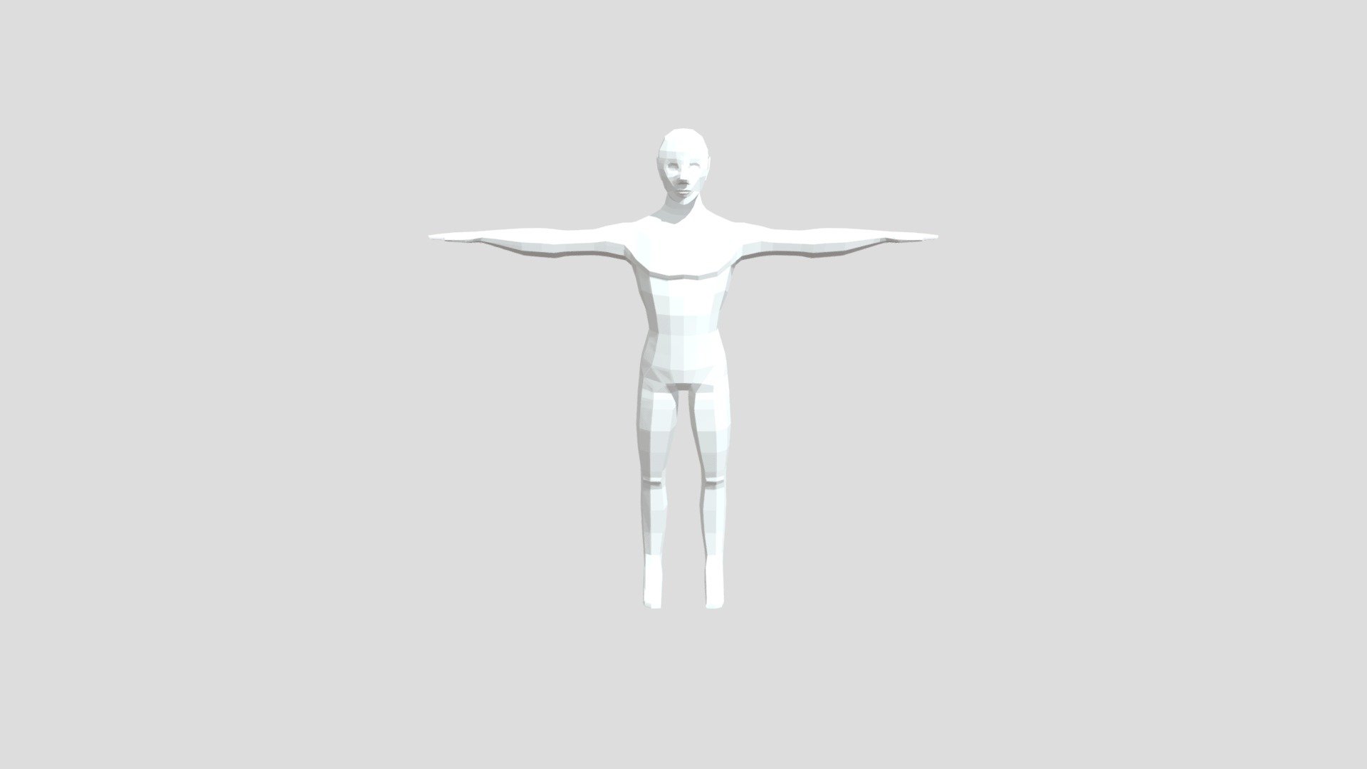 Low Poly Character Base Mesh - Download Free 3D model by GrayRoberts ...