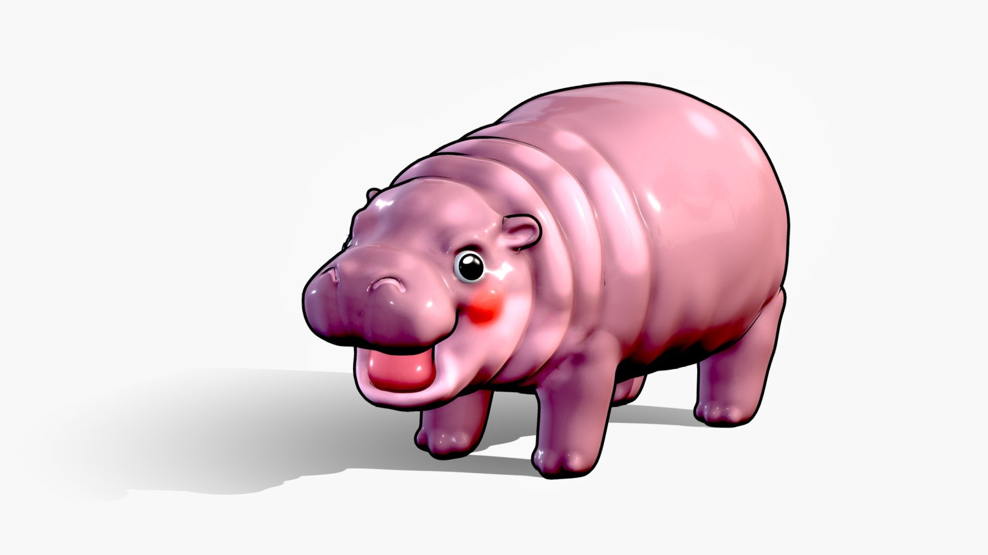 Moo Deng - GET THIS MODEL ↓ - 3D model by yugengen [b32bf03] - Sketchfab