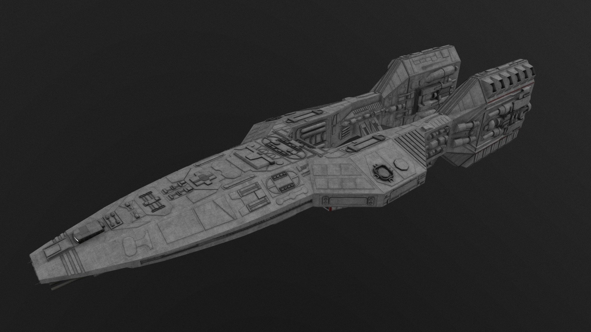 BSG 1978 | Defender-class [FANON] - Download Free 3D model by 3D Sci-Fi ...