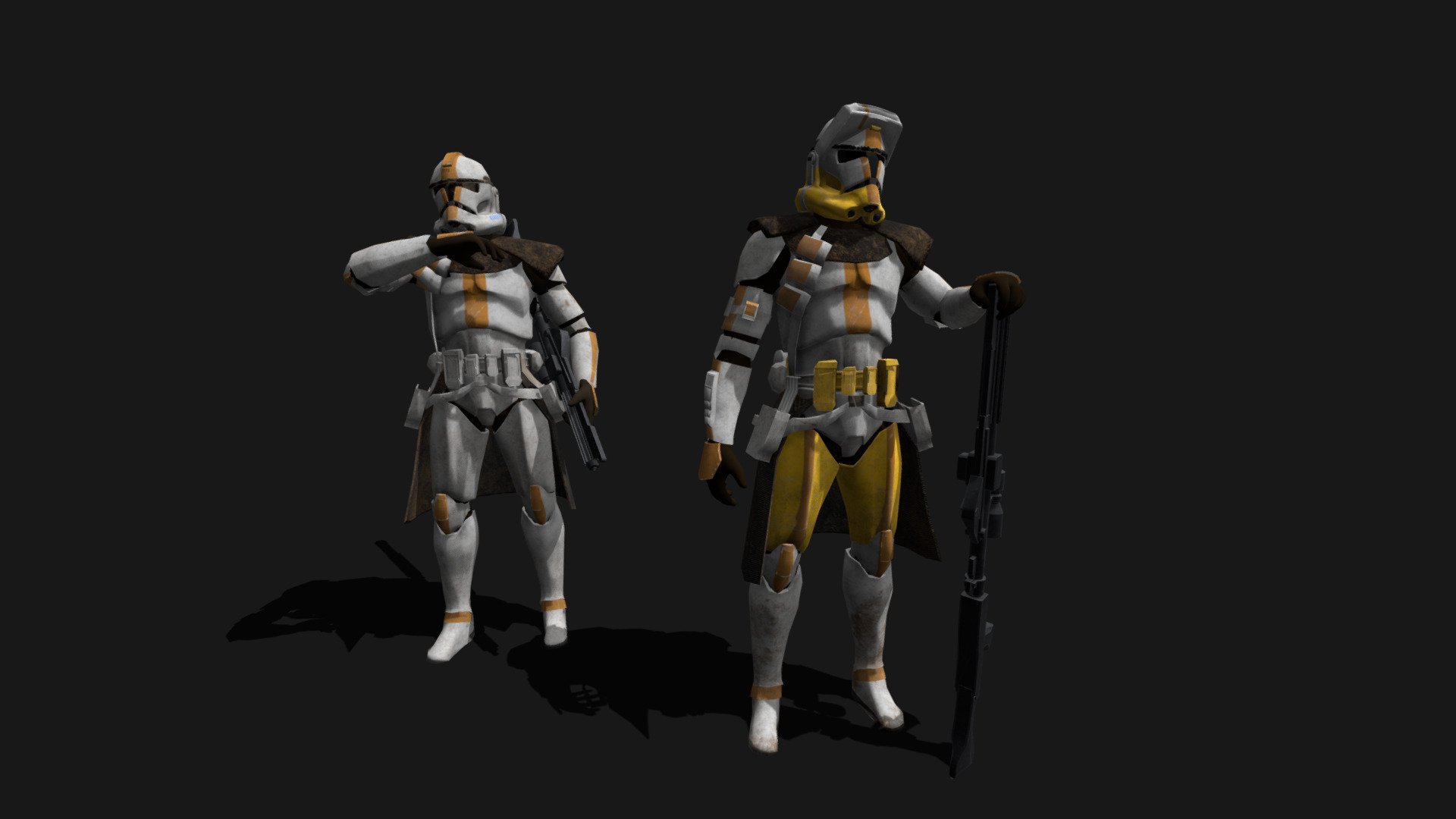 Commander Bly and liutenant - 3D model by DustyMojito [b32dd6e] - Sketchfab