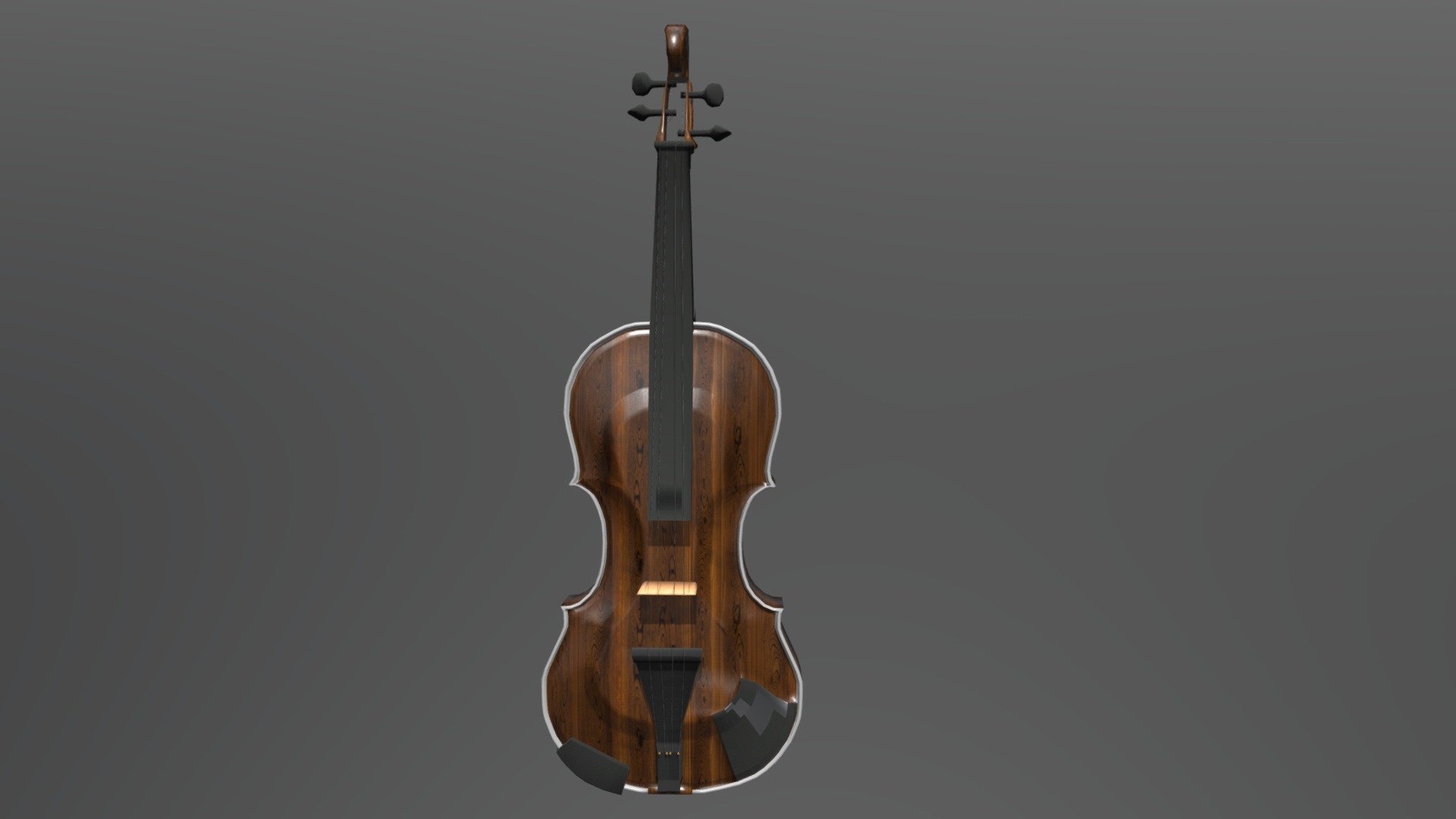 Violin - Download Free 3D model by 1One (@adriannopal319) [b32e6de ...
