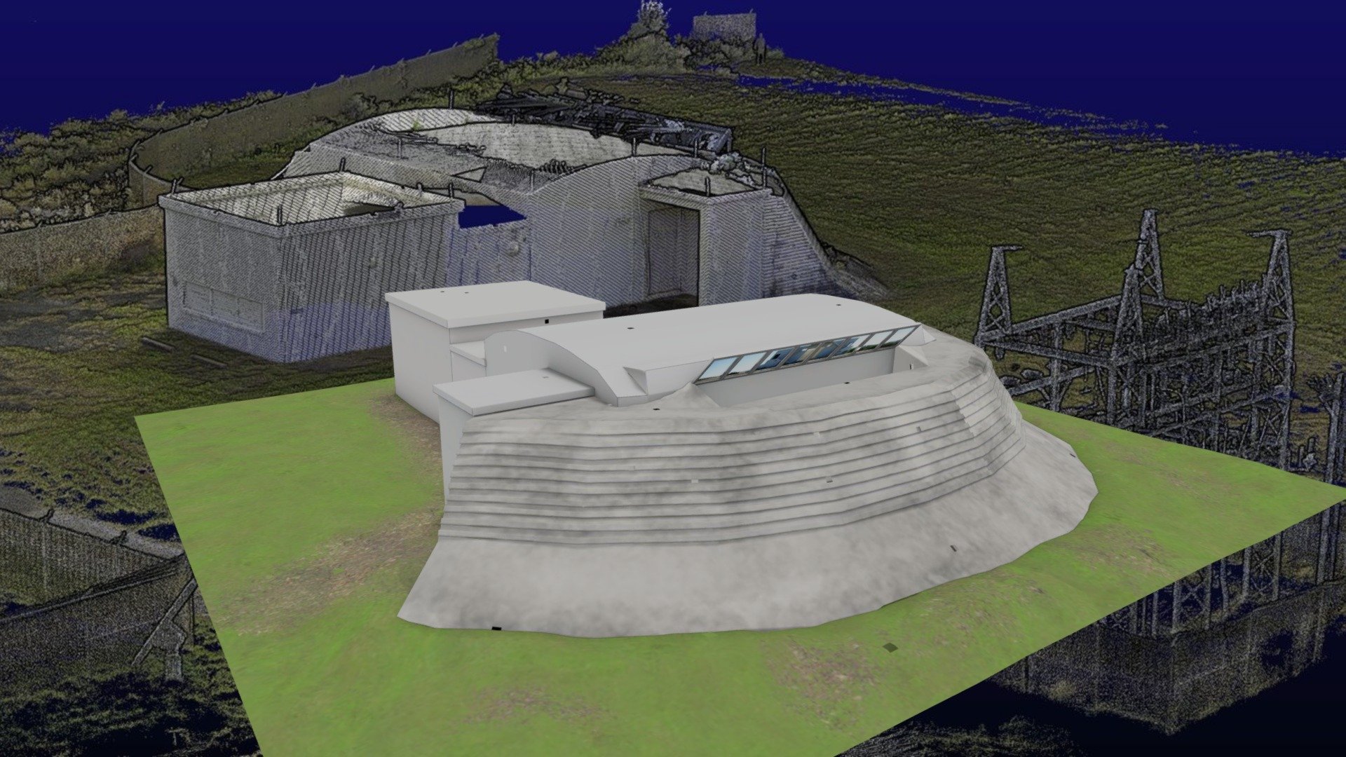 Blockhouse at Launch Complex 9-10 - 3D model by University of South ...