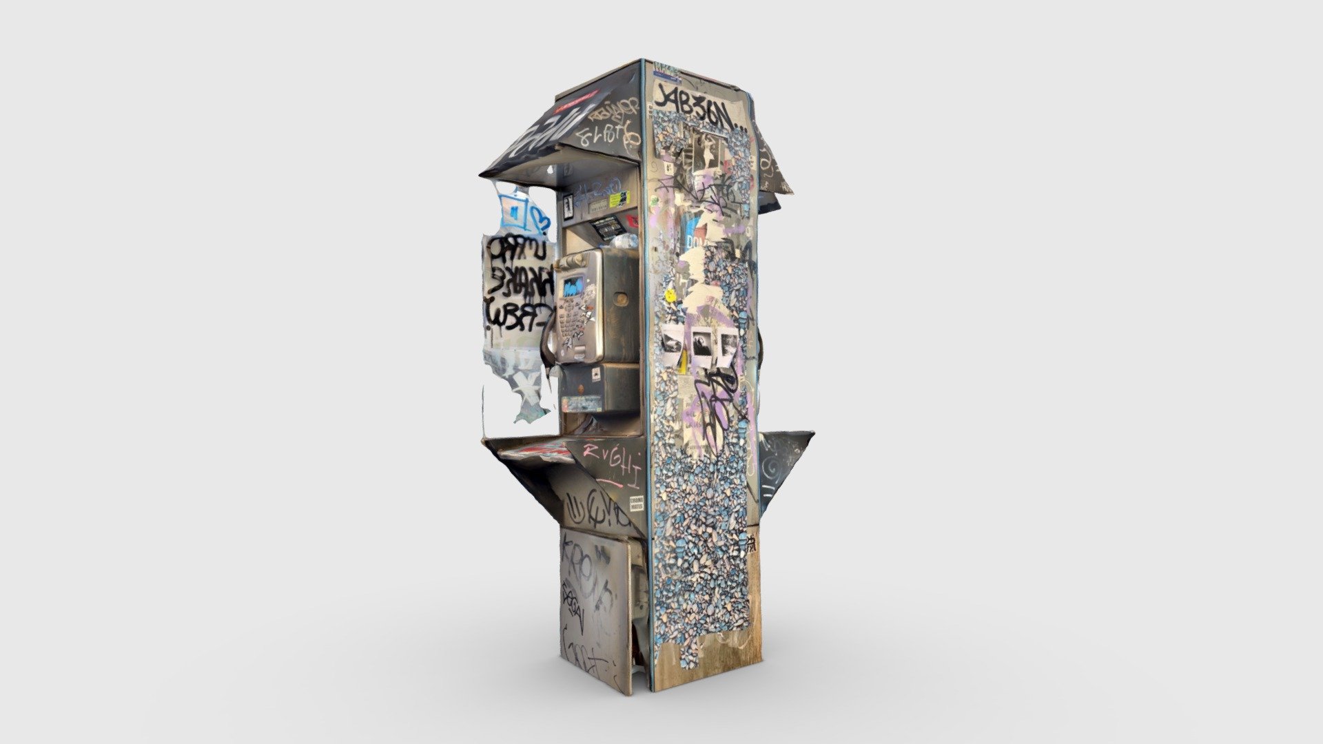 90's Telephone Booth II - Download Free 3D model by Quantumverse Dev ...