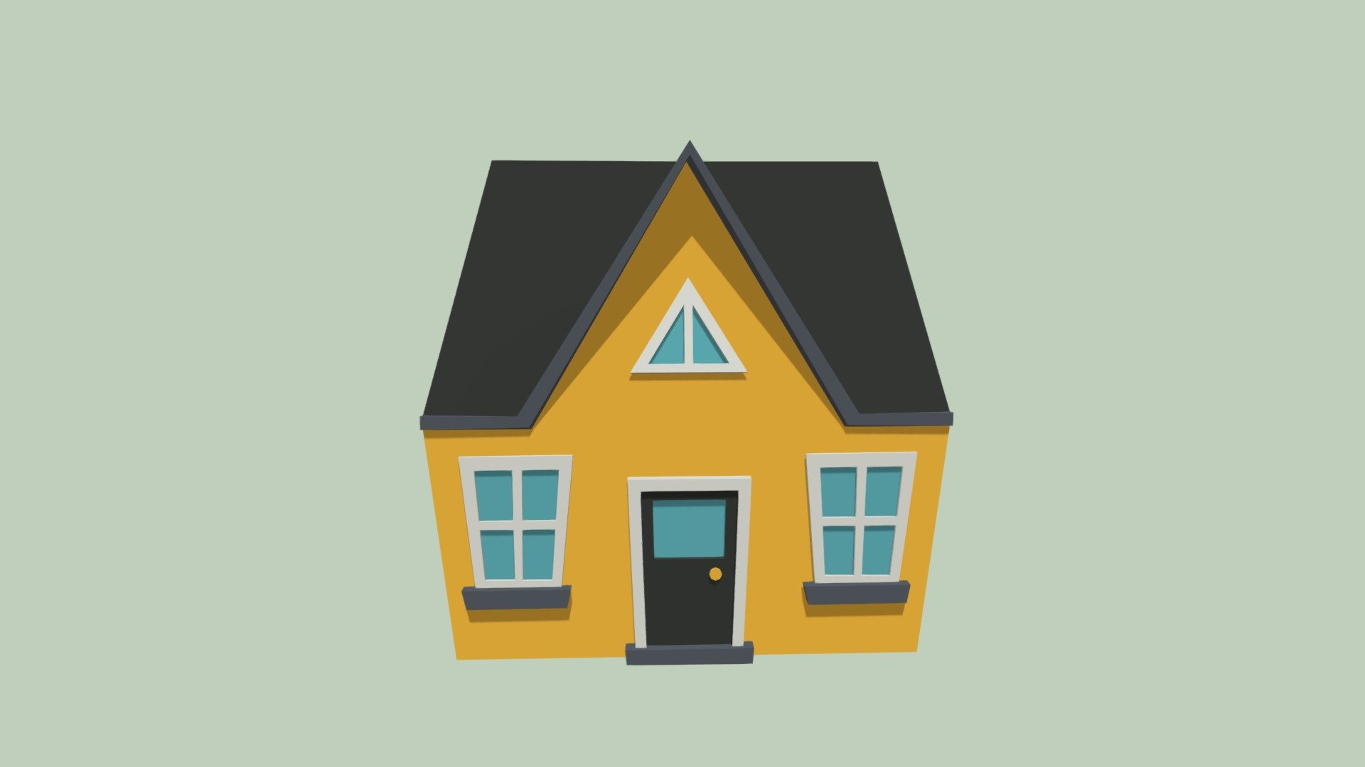 Low poly House_ Game Asset - Download Free 3D model by parisazarei ...