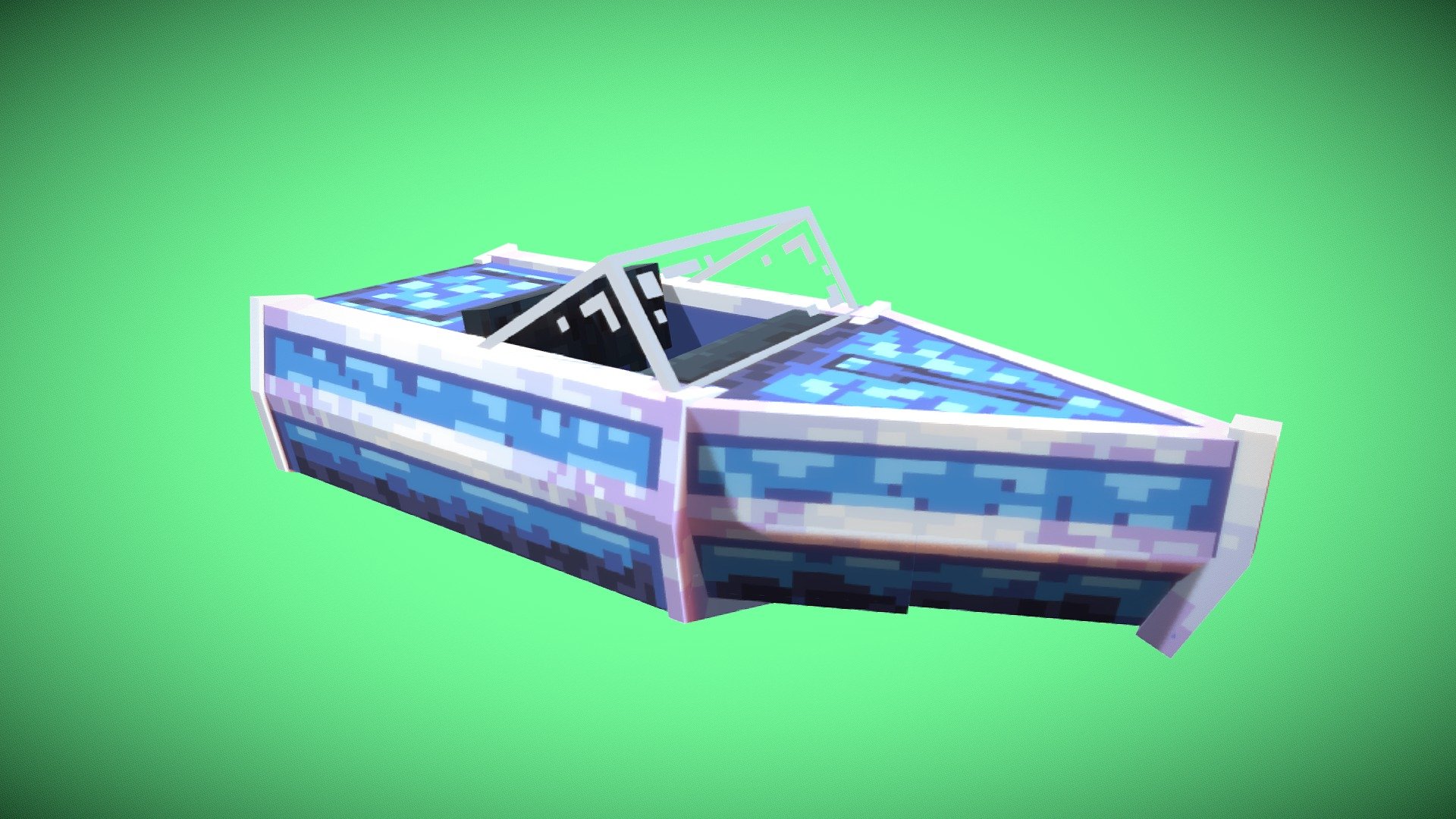 Simple Boat - 3D model by Sapphire Studios (@sapphire_studios) [b338c30 ...