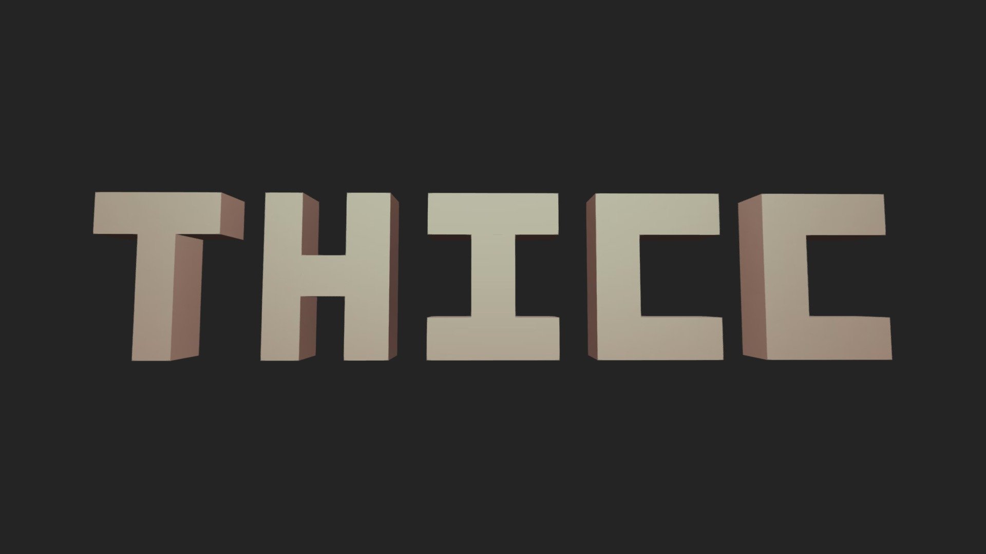 THICC - Download Free 3D model by AshValen [b338d8c] - Sketchfab