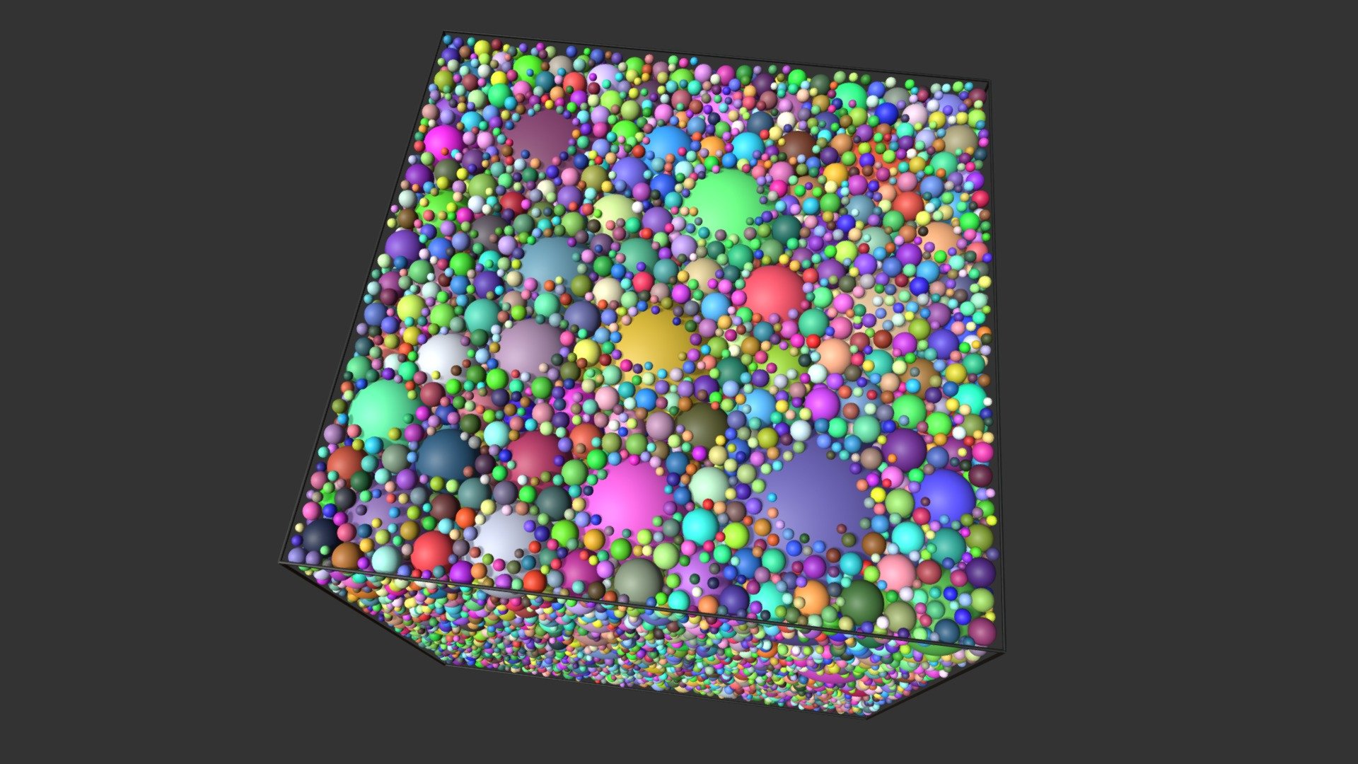 Sphere packing - Buy Royalty Free 3D model by Paul Bourke (@pbourke ...