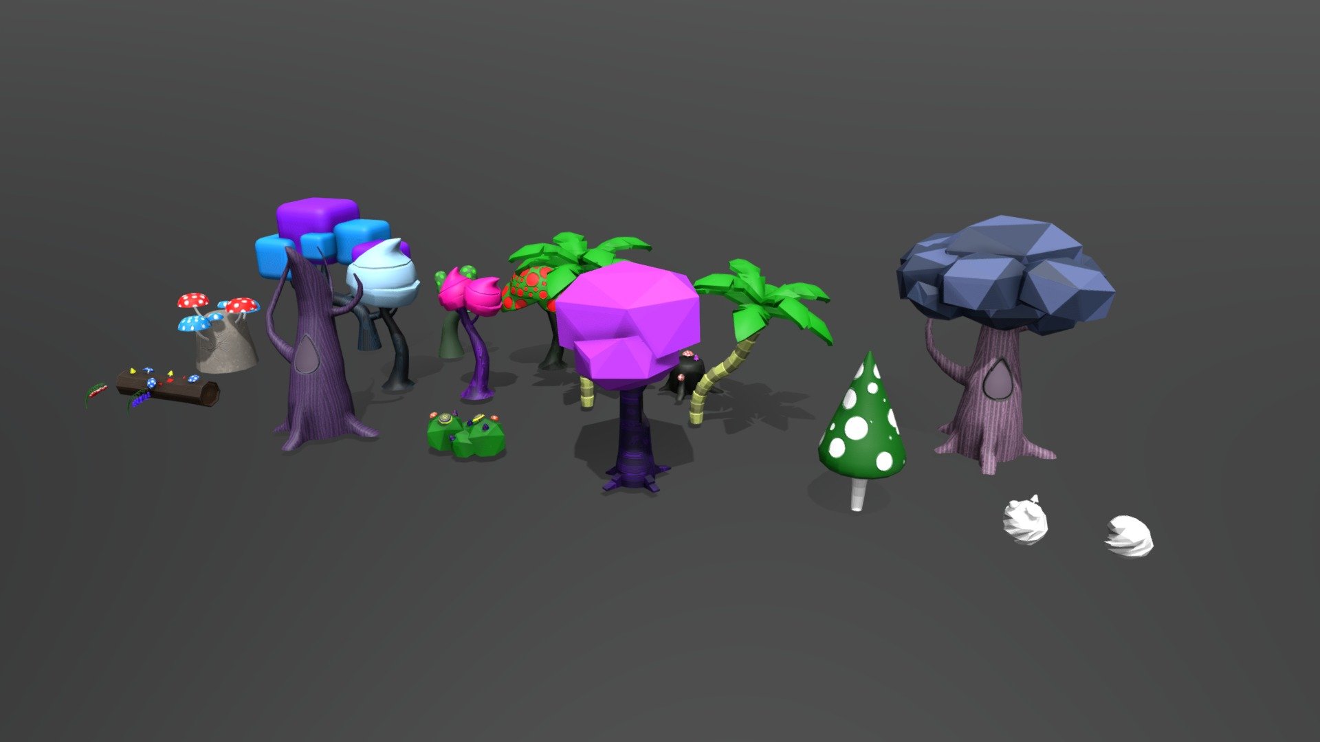 Forest Assets - 3D model by Owen Morris (@s4006570) [b33a448] - Sketchfab