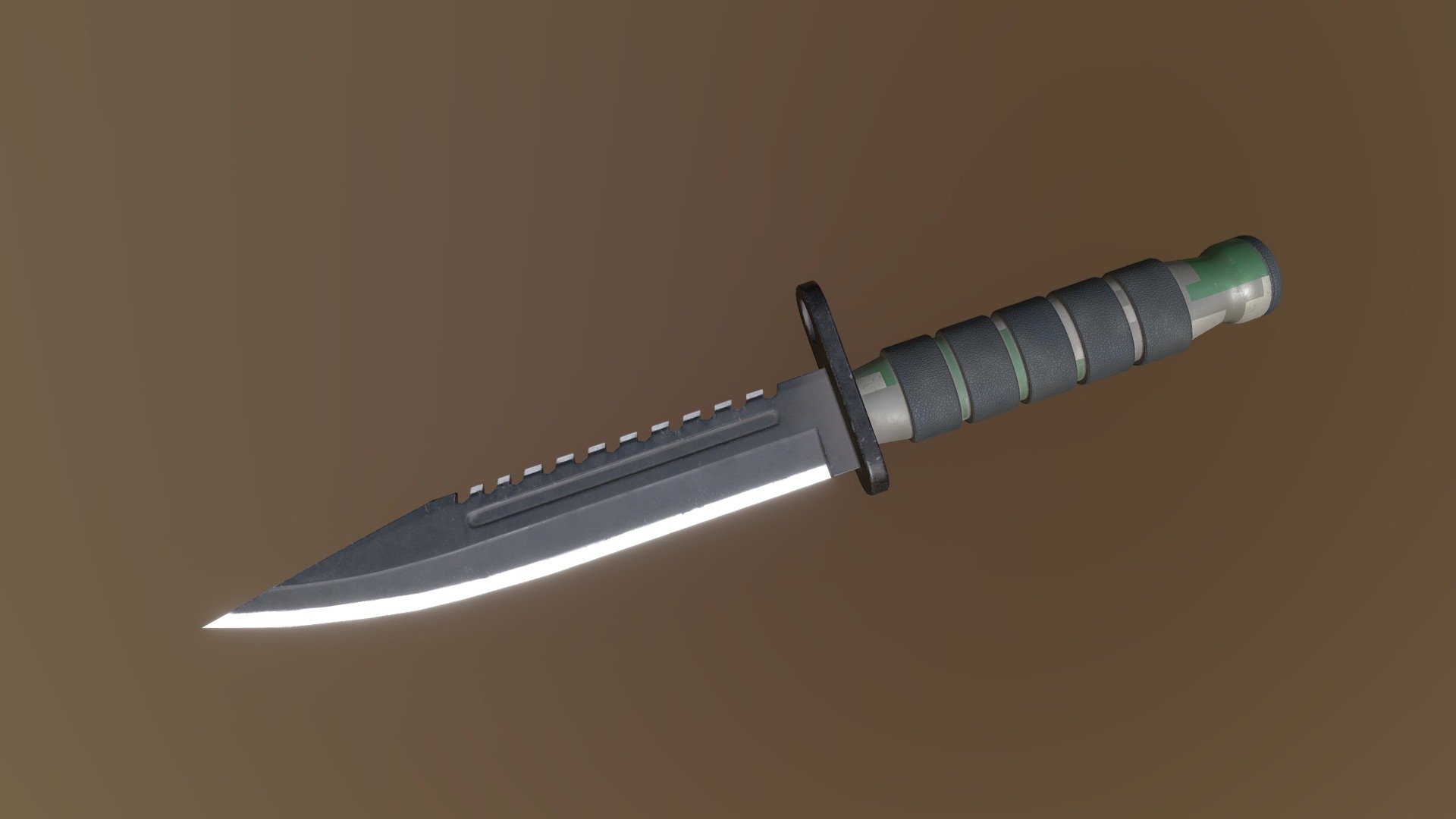 Combat Knife - 3D model by davibernardino [b33b816] - Sketchfab