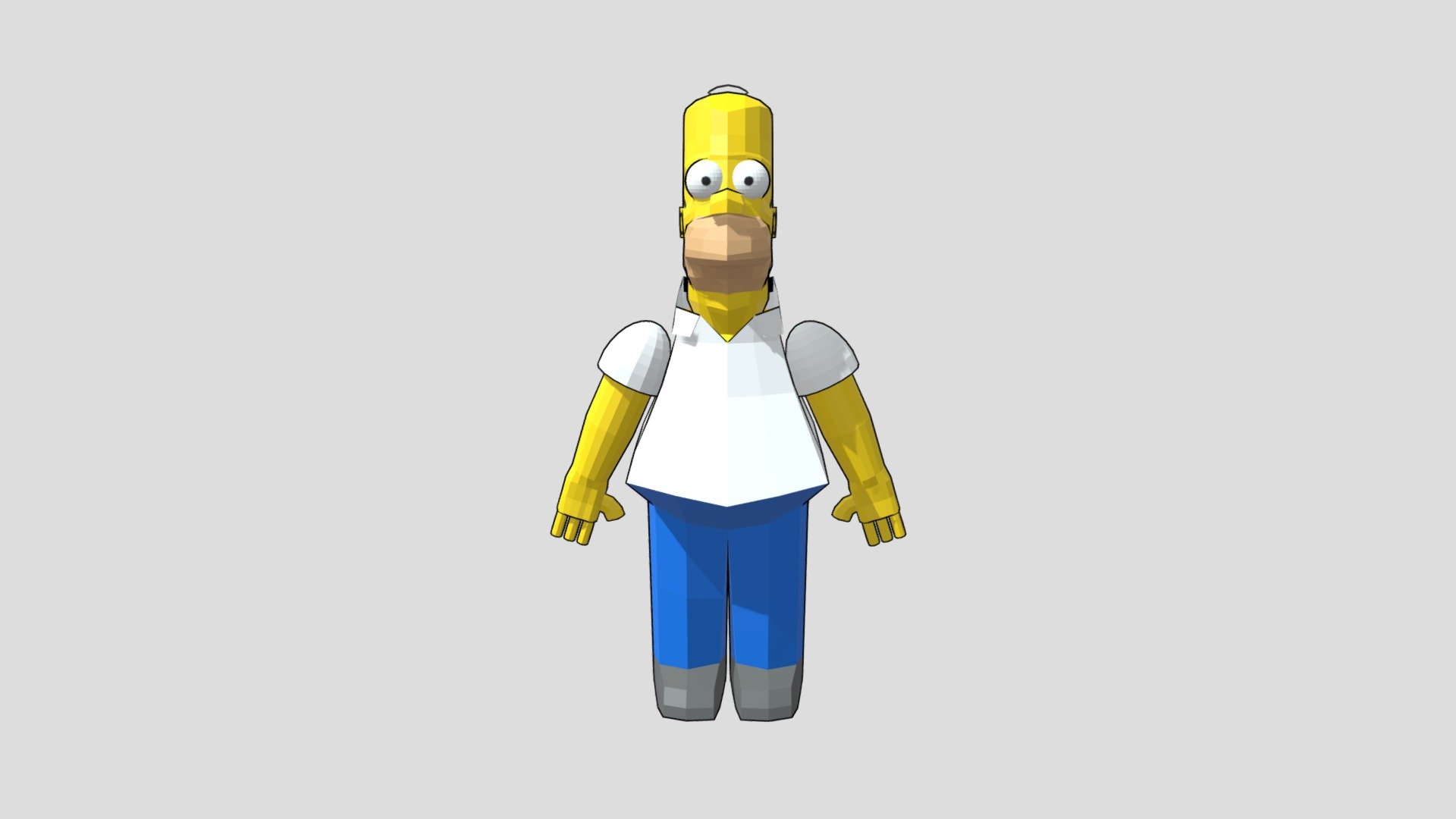 Homer Simpson - Download Free 3D model by Jenson_A [b33cf78] - Sketchfab