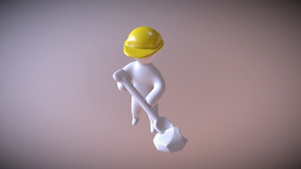 under construction - Download Free 3D model by Poly (@poly3dp) [b33e175 ...