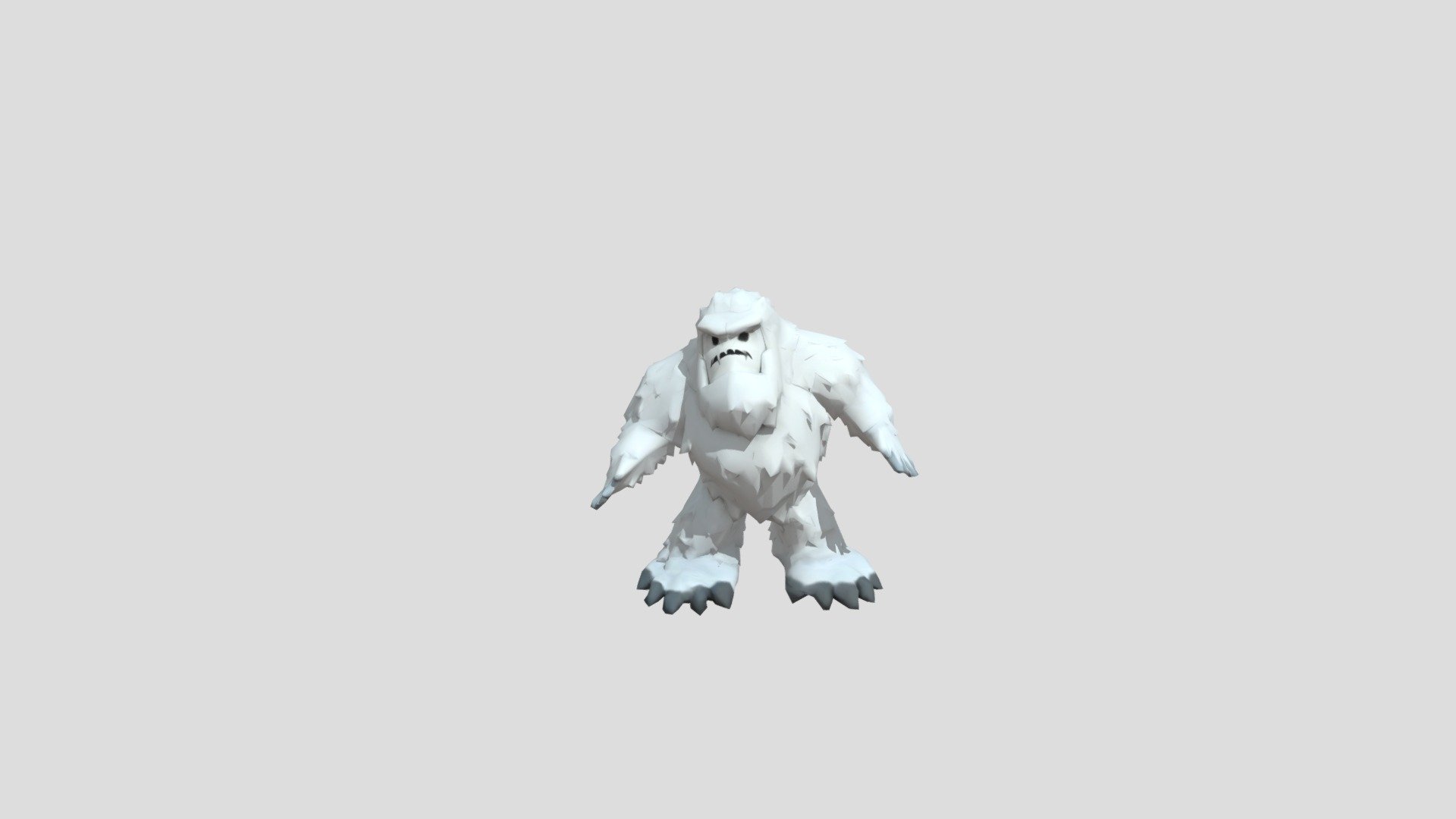 Yeti Giant - Download Free 3D model by zhaohaoxuanzhao16 [b33ebfb ...