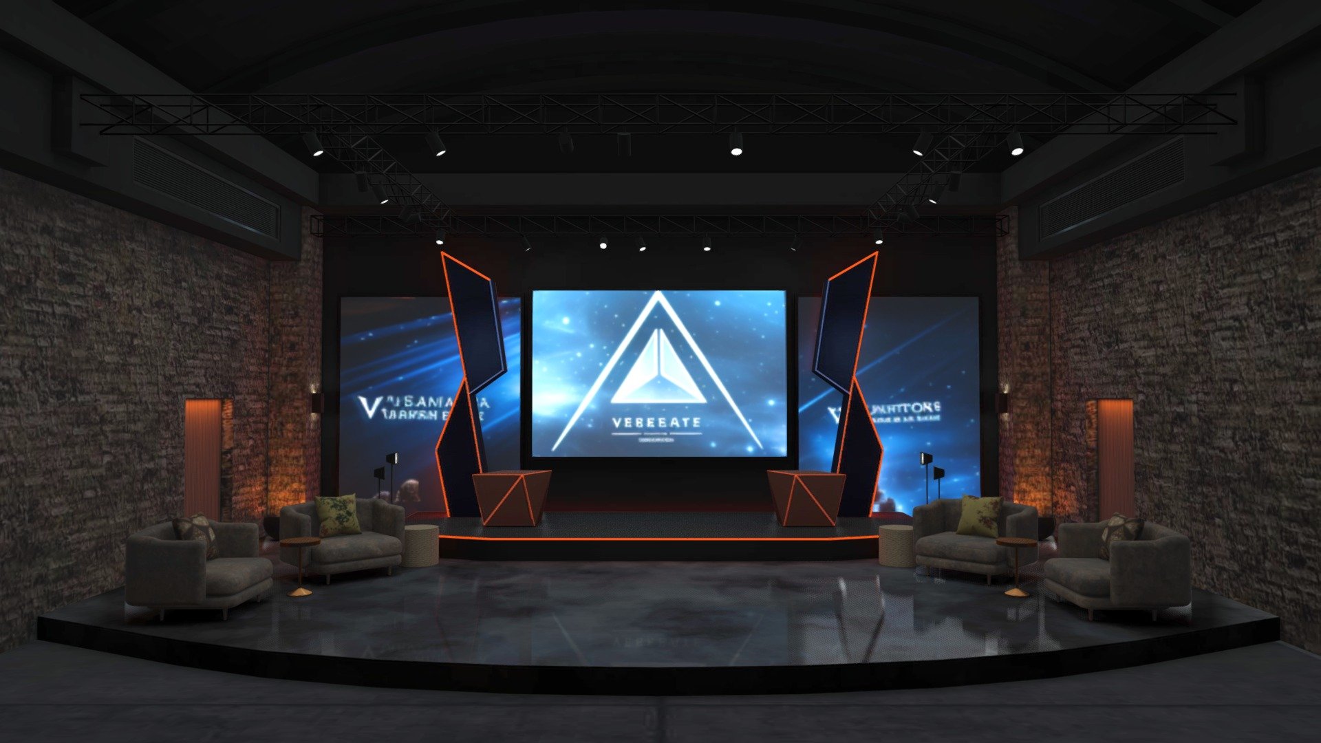 Night Theater | Weekend Club | Baked - Buy Royalty Free 3D model by ...