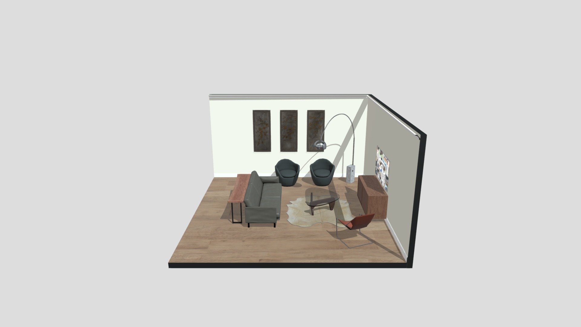 Entertainment Room - 3D model by vrneighborhood [b33f972] - Sketchfab