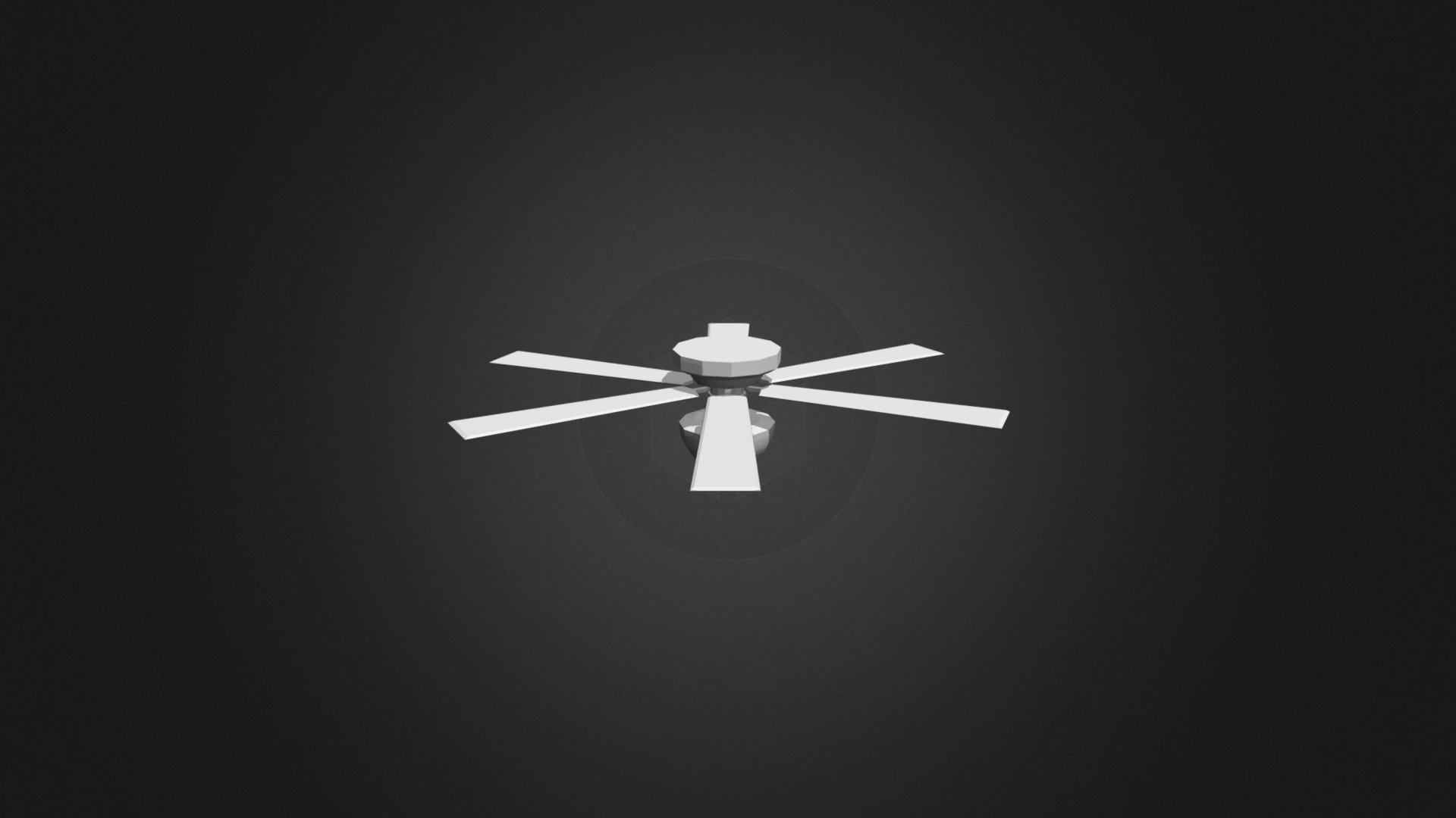 Ceiling Fan Low Poly - 3D model by Mya Rhea (@MyaRhea) [b33fc9e ...