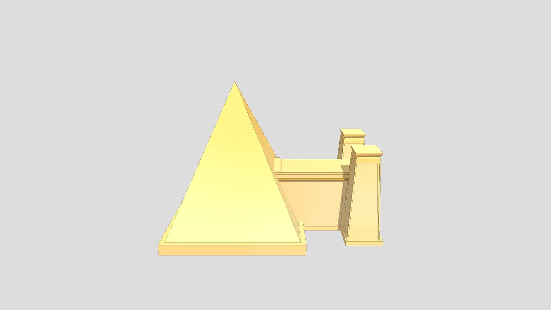 pyramid 2 - 3D model by blurpwurp [b33fccf] - Sketchfab